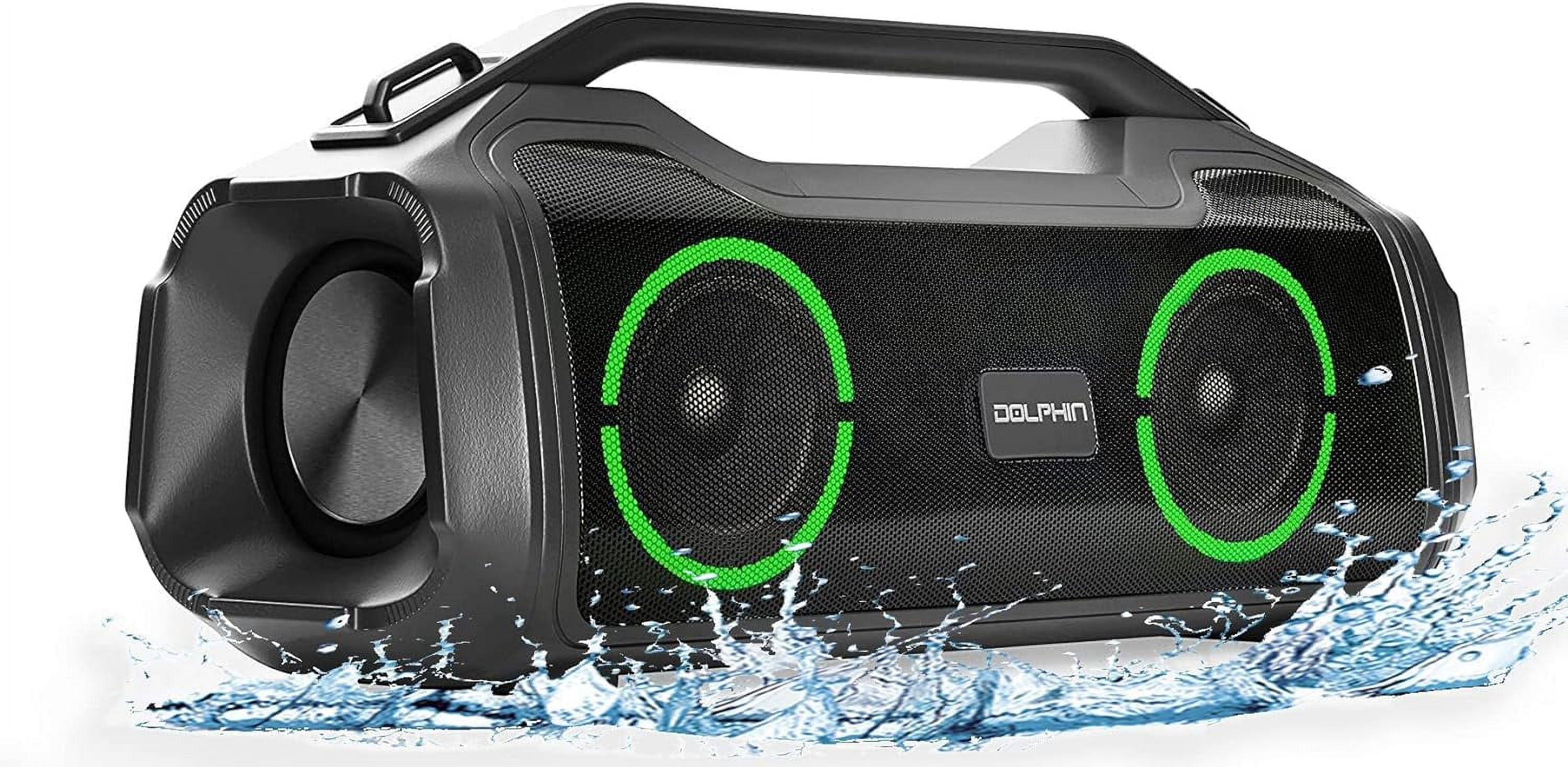 Dolphin LX80 Portable Wireless Speakers - Rechargeable Boombox Outdoor ...
