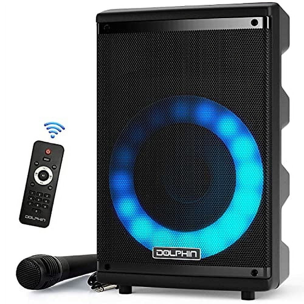Dolphin SP-807RBT Bluetooth Karaoke Speaker: Powerful, Portable Sound ...