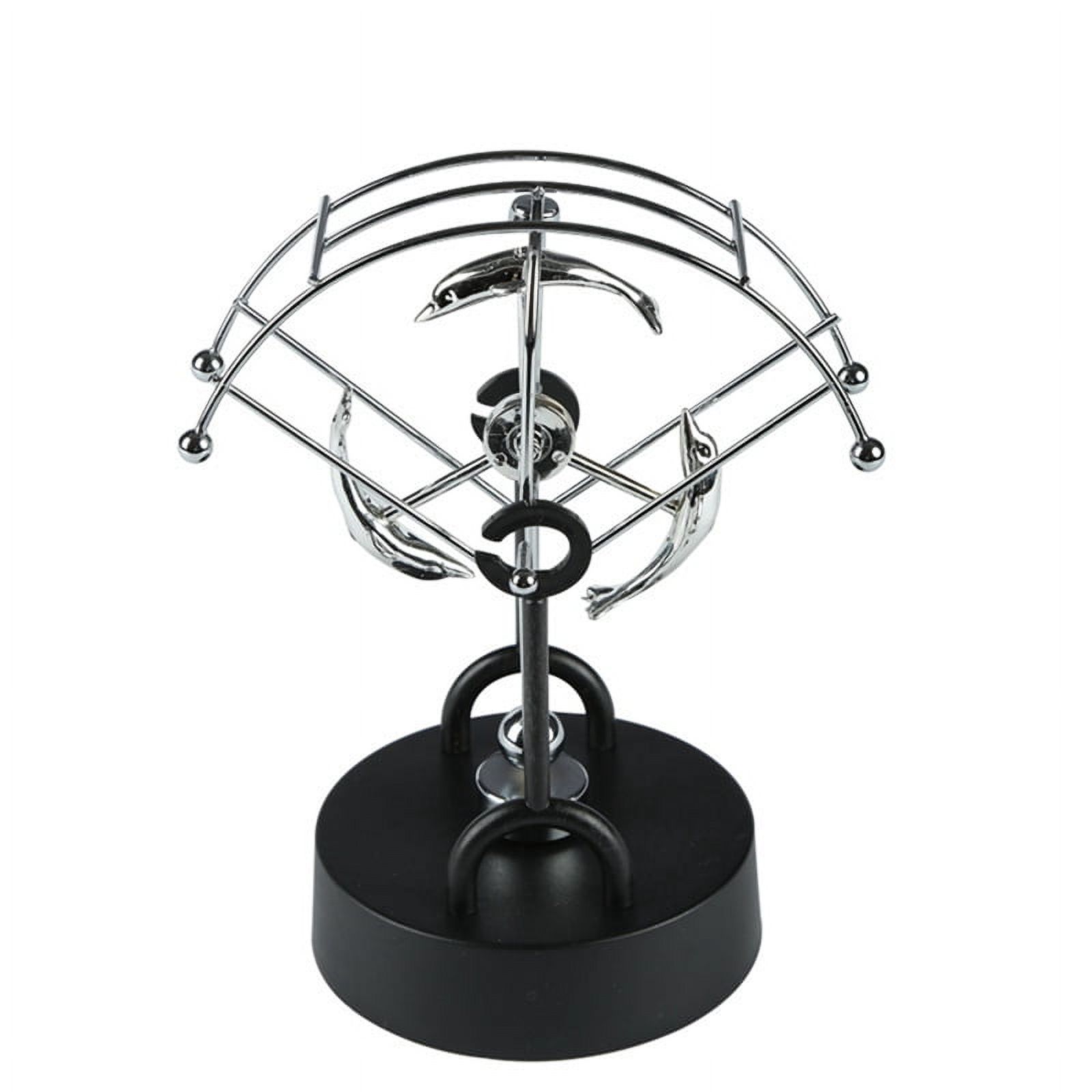 -Shaped Wrought Iron Office Ornaments Rotating Motion Instrument Crafts ...
