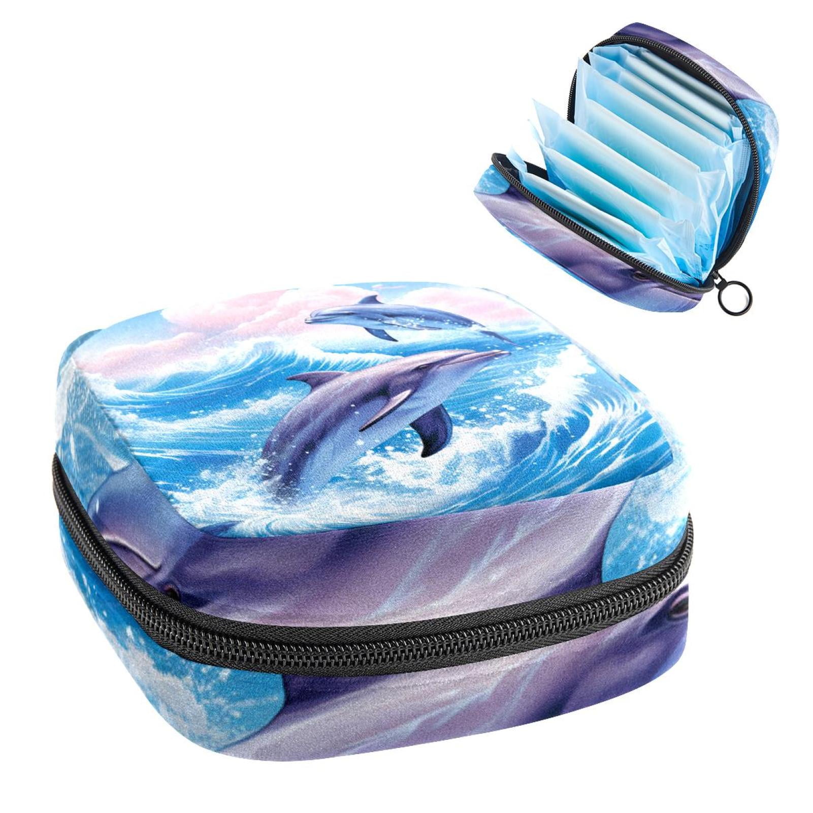 Dolphin Small Bag Sanitary Napkin Bag Mini Pouch for Purse Small ...
