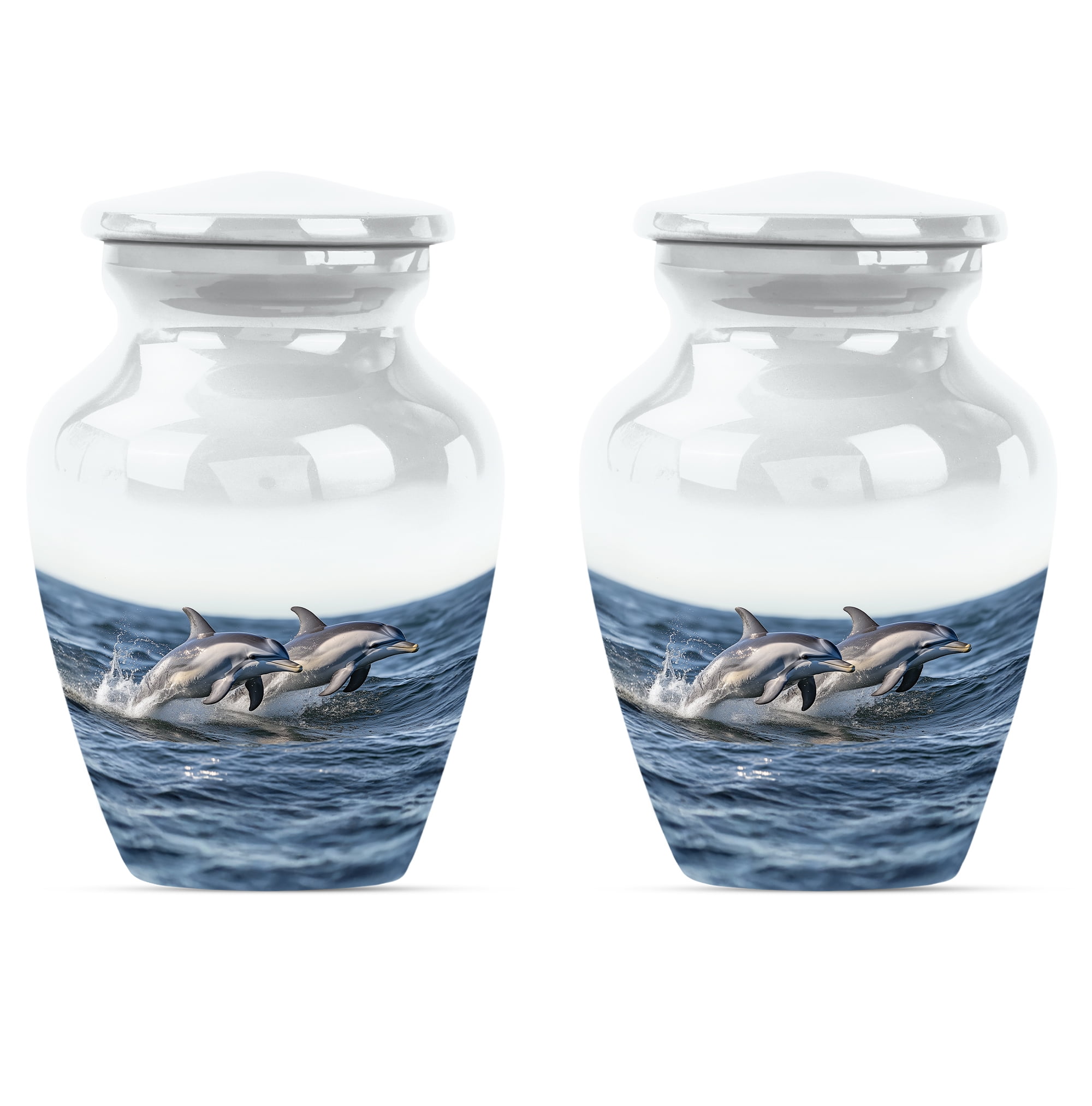 Dolphin Small Urns For Human Ashes Keepsake, Cremation Urn for Human Ashes Adult Male, Urns for ...