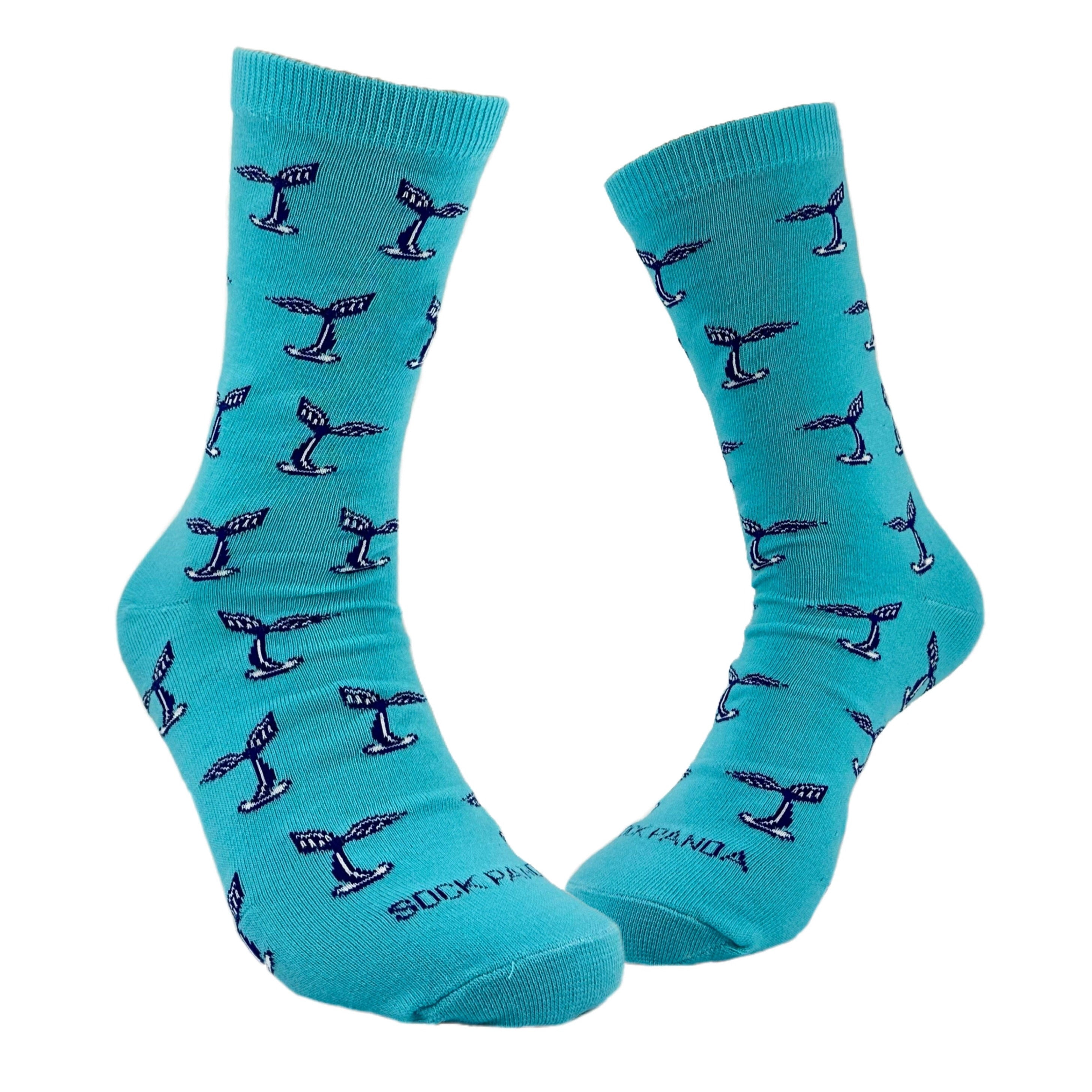 Dolphin Tails Pattern Socks from the Sock Panda (Adult Medium - Women's ...