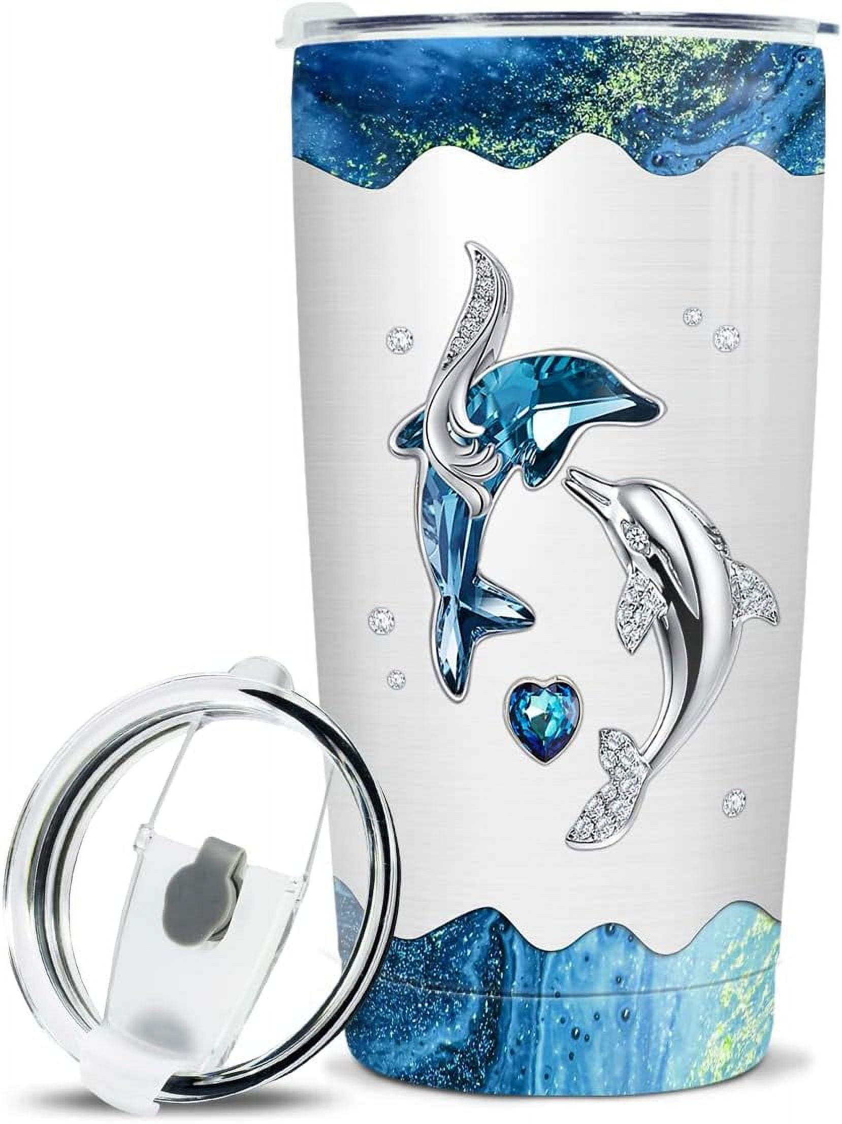 Dolphin Tumbler Dolphin Gift For Women Girls Teen Dolphins Jewelry ...