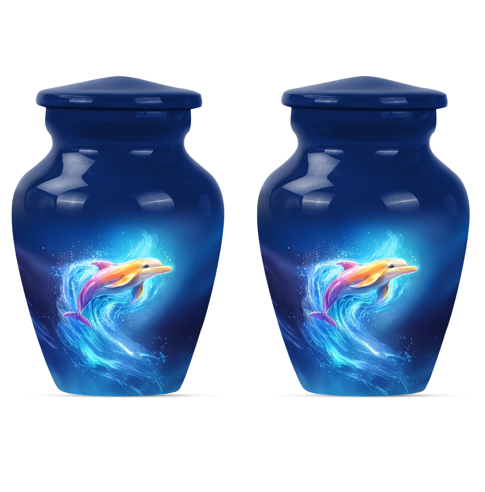 Dolphin Urn, Small Cremation Urns for Ashes, Mini Urns for Human Ashes, Urn for Ashes Adult Male ...