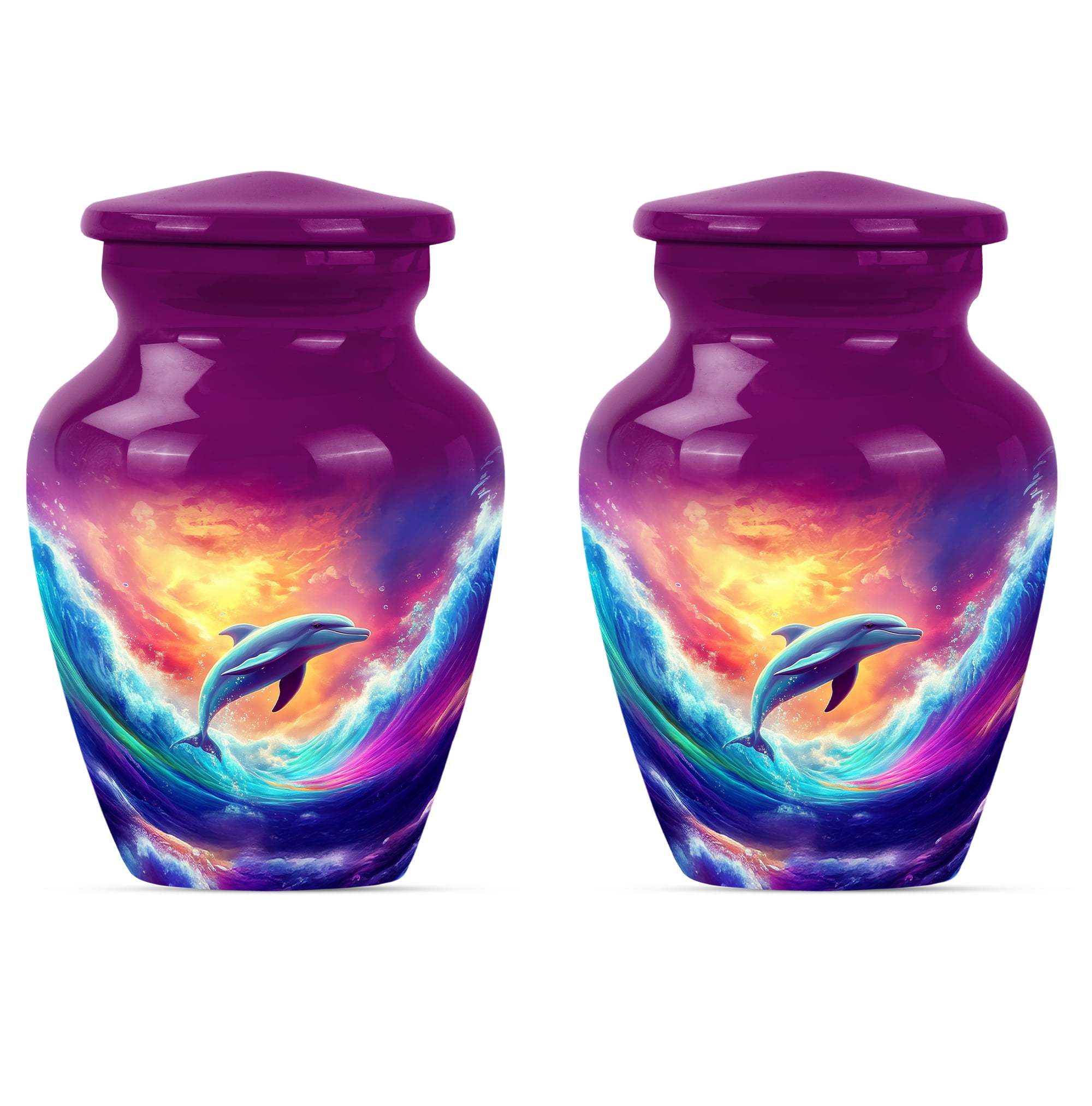 Dolphin Urn, Urns for Human Ashes Adult, Urn for Ashes for Women, Urns for Ashes, Small Urn for ...