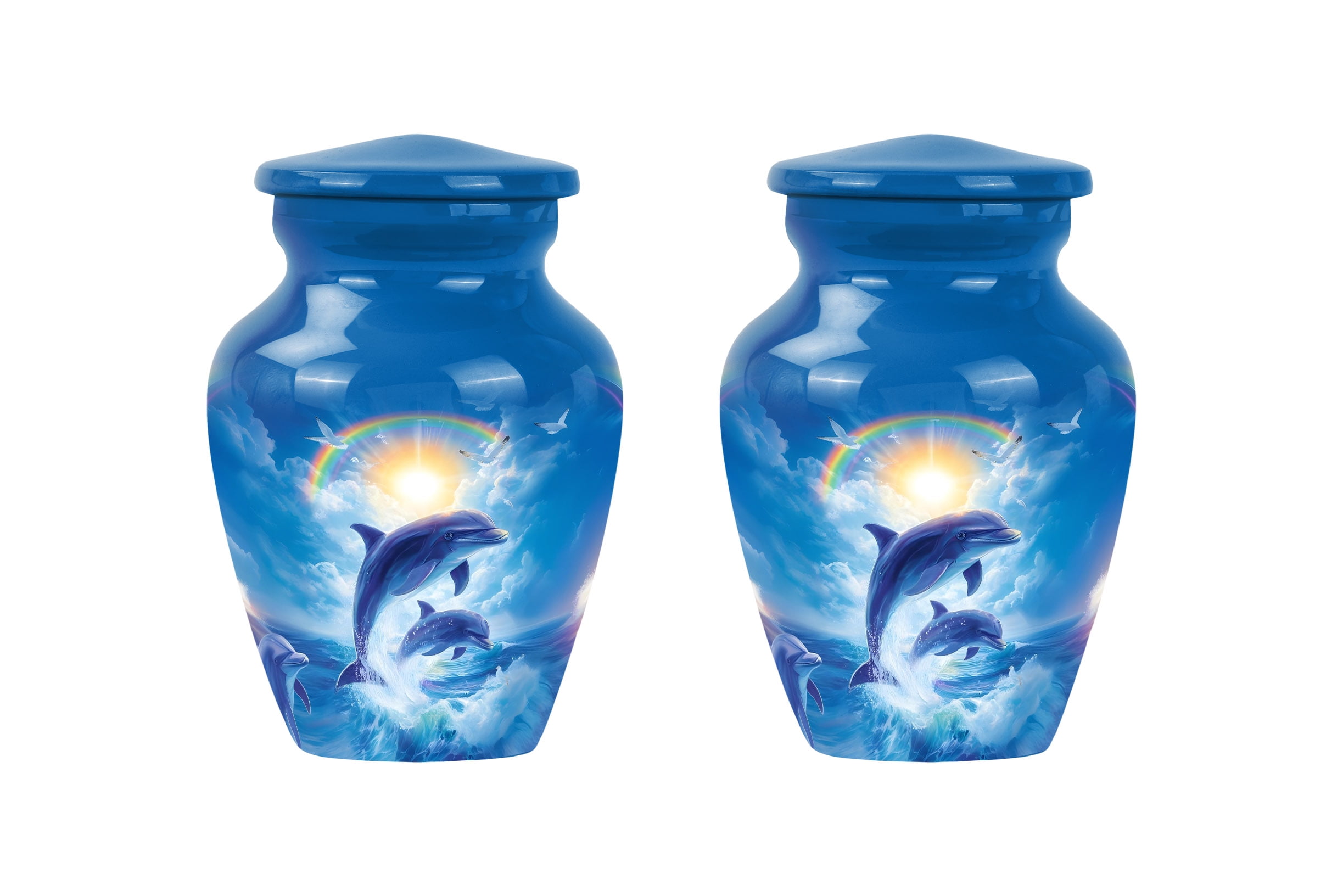 Dolphin Urn for Ashes Adult Male, Mini Urns for Human Ashes, Urns for Human Ashes Adult Female ...