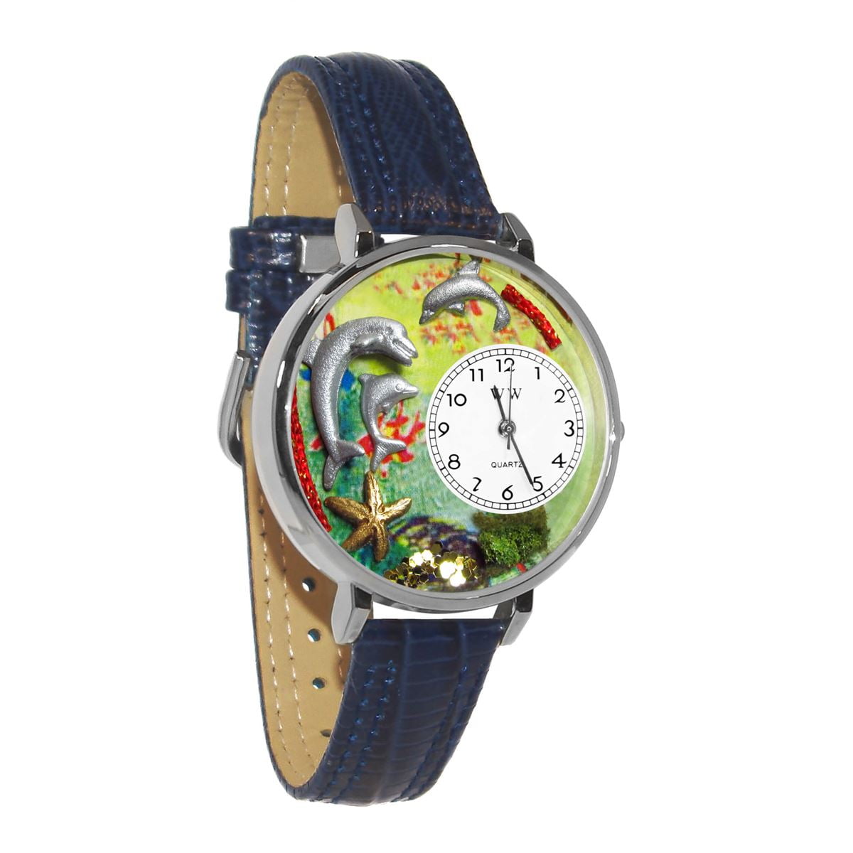 Dolphin Watch in Silver (Large) - Walmart.com