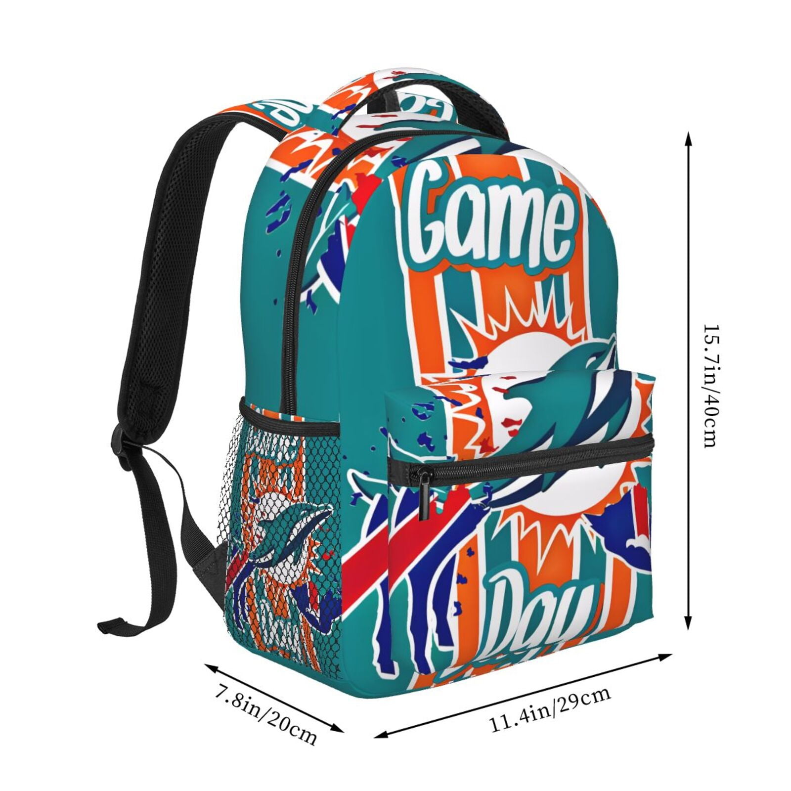 Dolphins 2025 Football-Themed Lightweight Backpack - Eco-Friendly ...