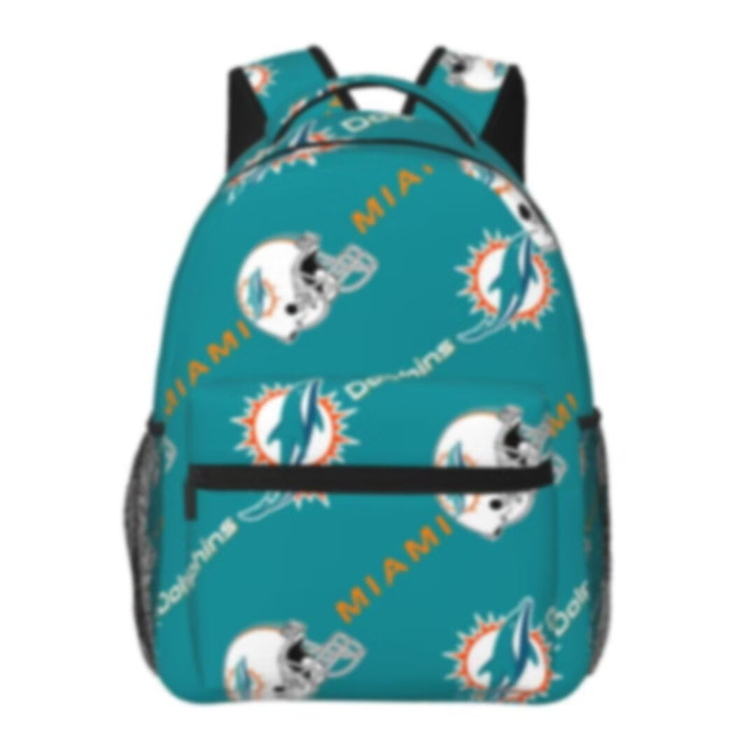Dolphins Backpack 3D Printed Dolphins Football Team Collage Backpacks ...