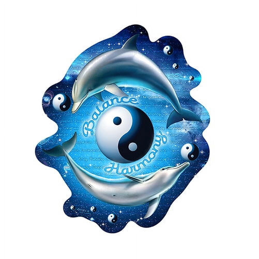 Dolphins Balance Harmony Yin And Yang Novelty Sign | Indoor/Outdoor ...