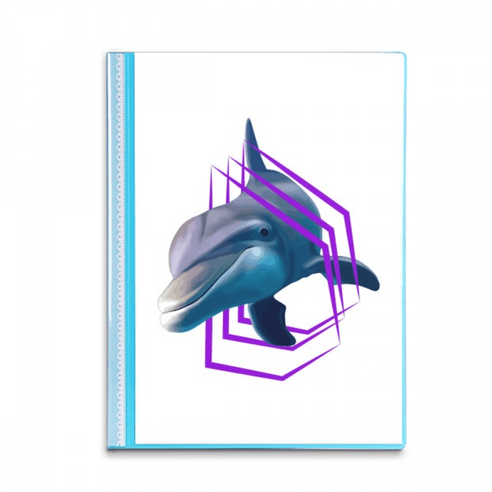 Dolphins Break Through Circles Book Sheet Protectors Portfolio Binder ...