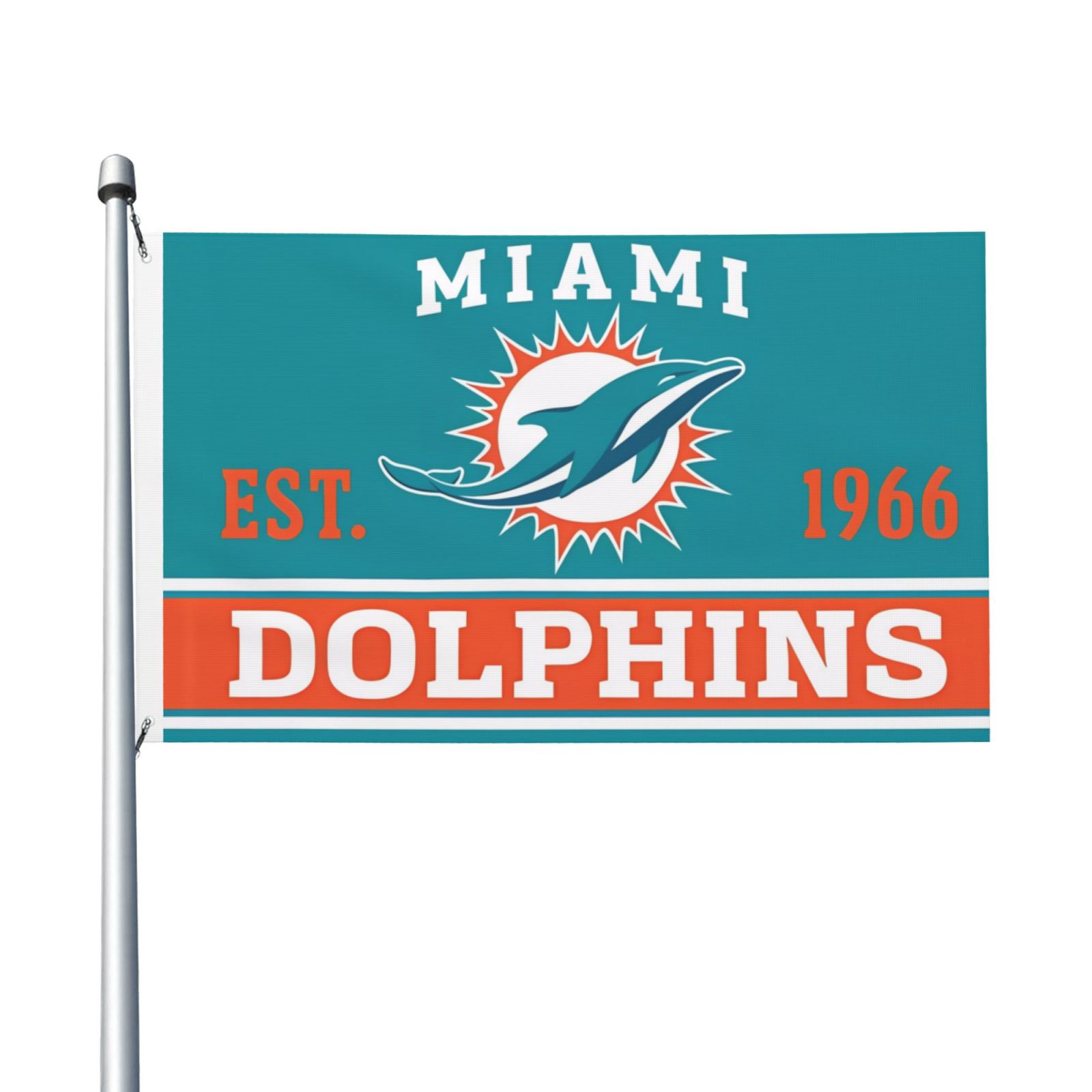 Dolphins Flag 3x5FT Outdoor Double Sided Heavy Duty Polyester Flags ...