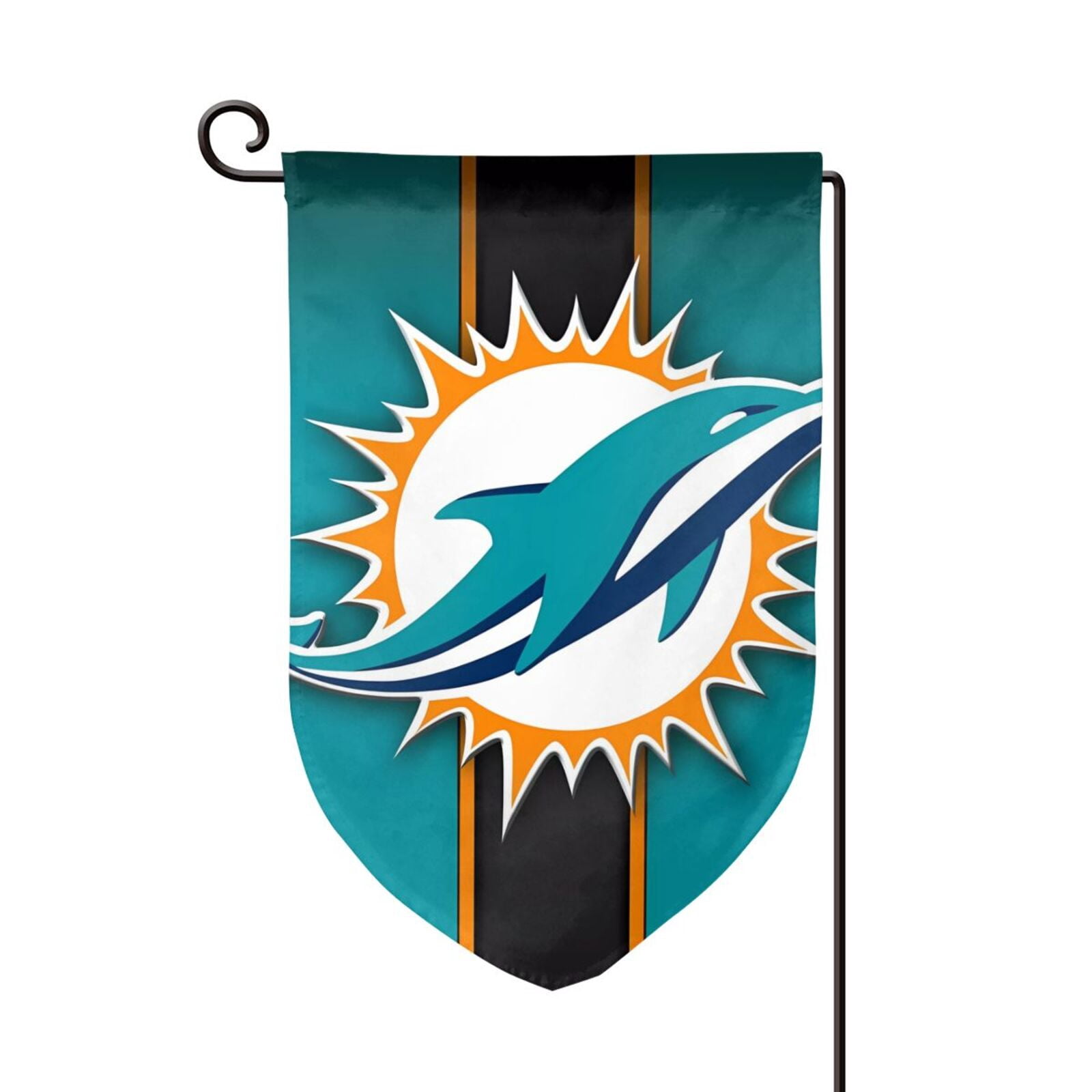 Dolphins Football Fans Double Sided Garden Banner flags Sharp Corner ...