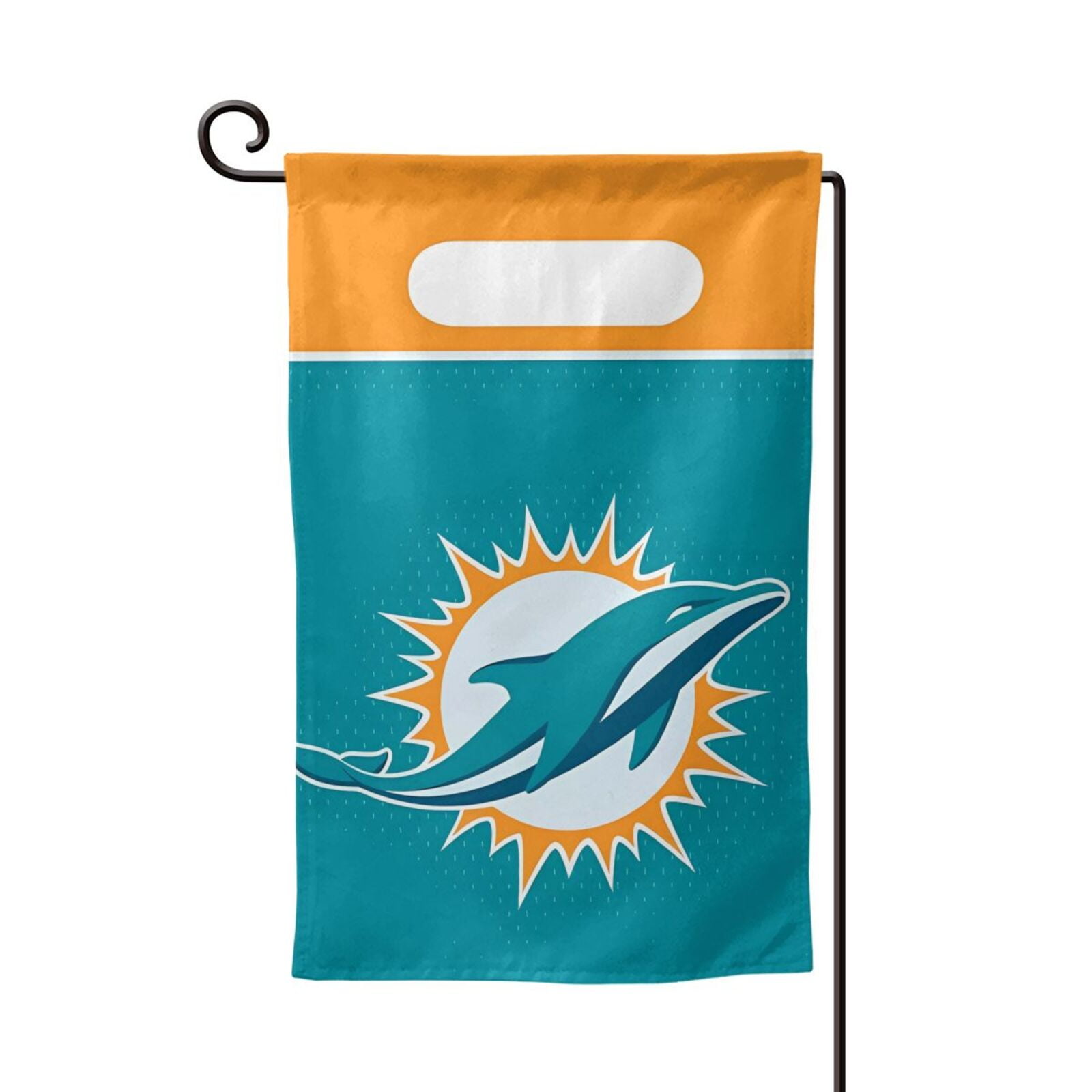 Dolphins Football Fans Double Sided Garden Banner flags Sharp Corner ...