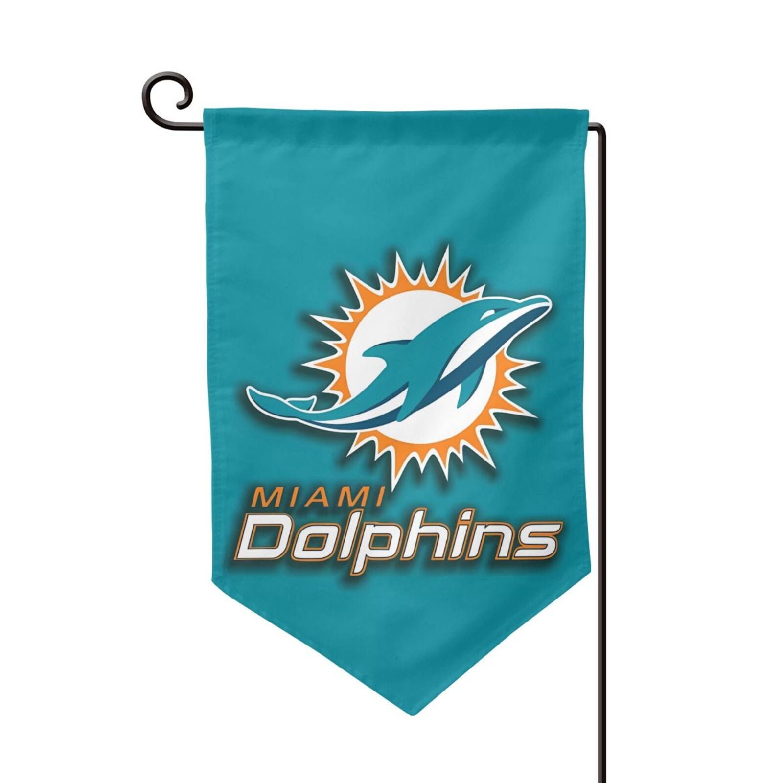 Dolphins Football Fans Double Sided Garden Banner flags Sharp Corner ...