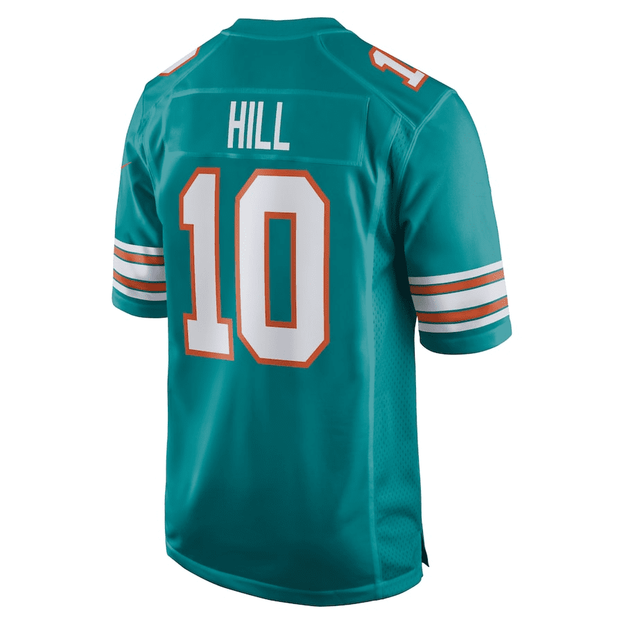 Dolphins Football Shirt Tyreek Hill#10 Team Name Number Shirt Fans Gift ...