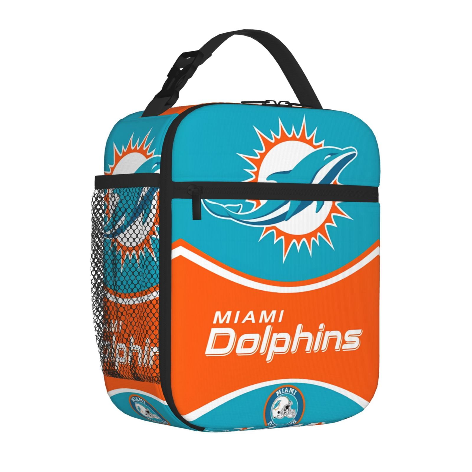 Dolphins Football Team Campus Portable Insulated Lunch Box, Unisex ...