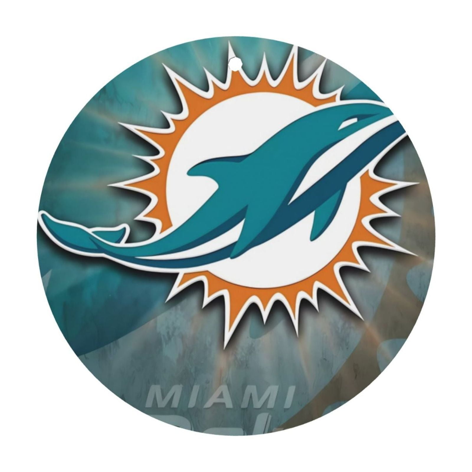 Dolphins Football Team Custom Round Fragrance Tablets with Lavender ...
