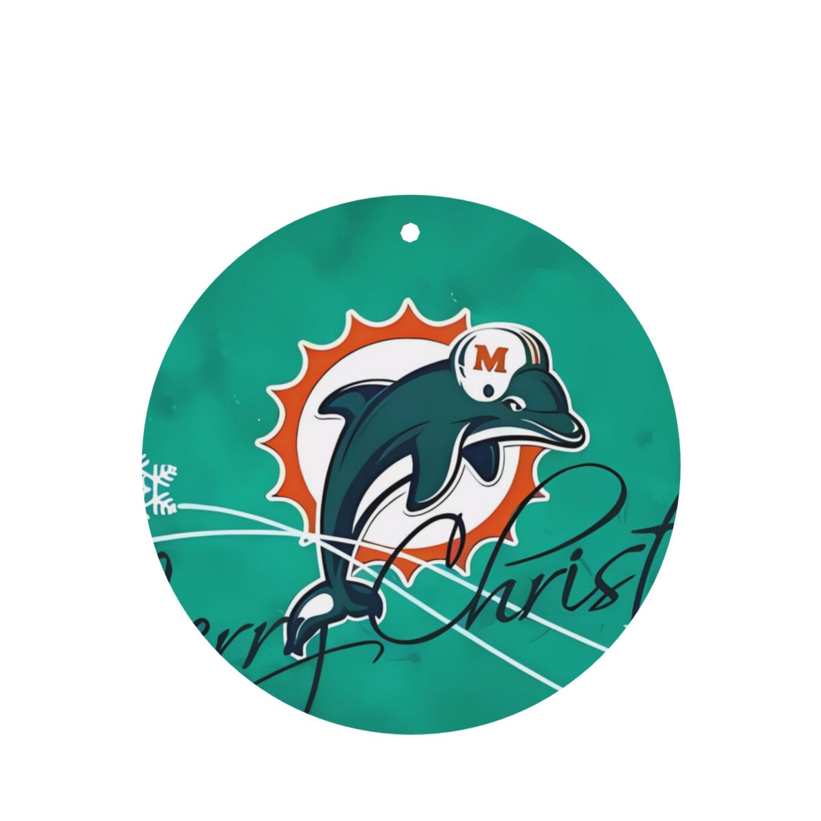 Dolphins Football Team Custom Round Fragrance Tablets with Lavender ...