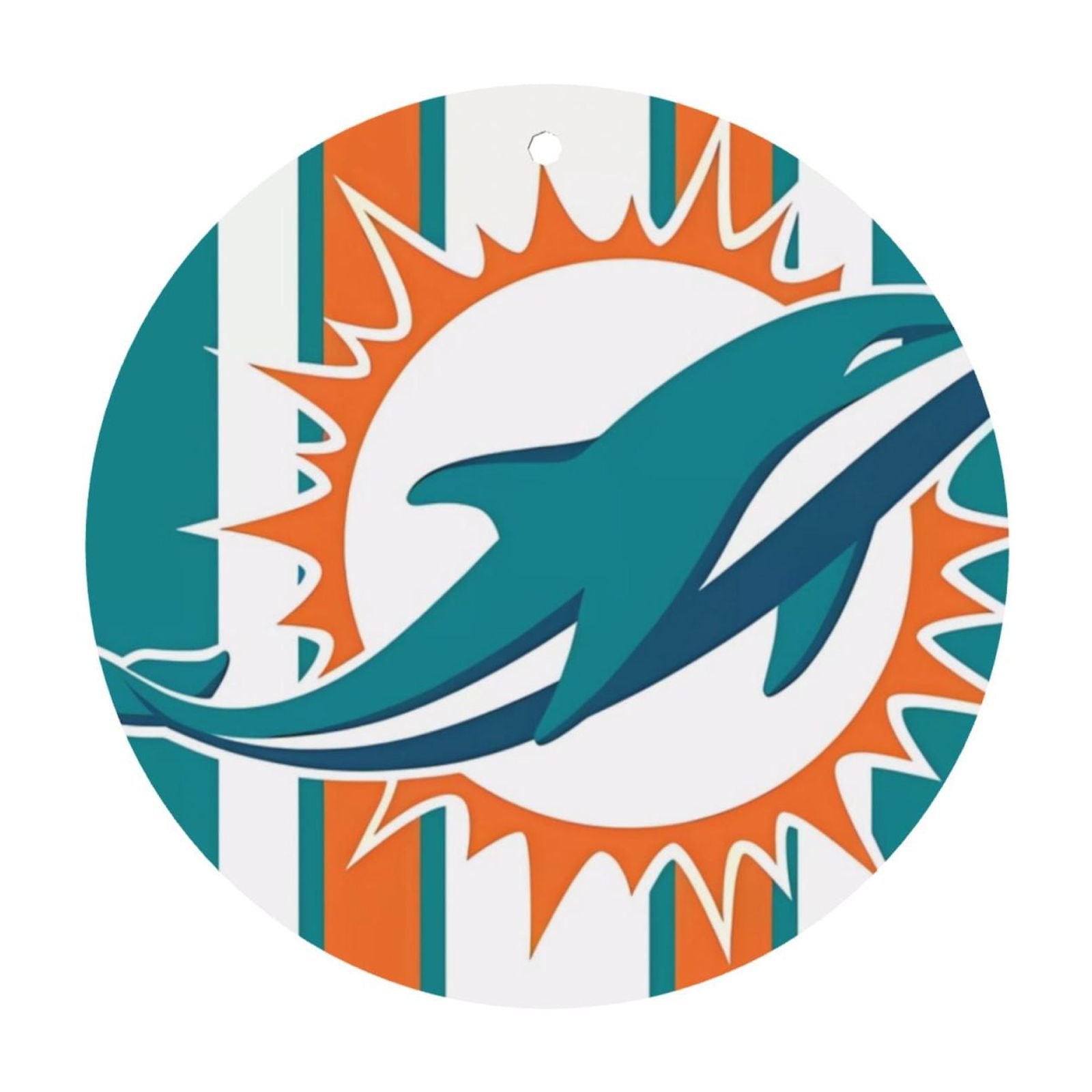 Dolphins Football Team Custom Round Fragrance Tablets with Lavender ...