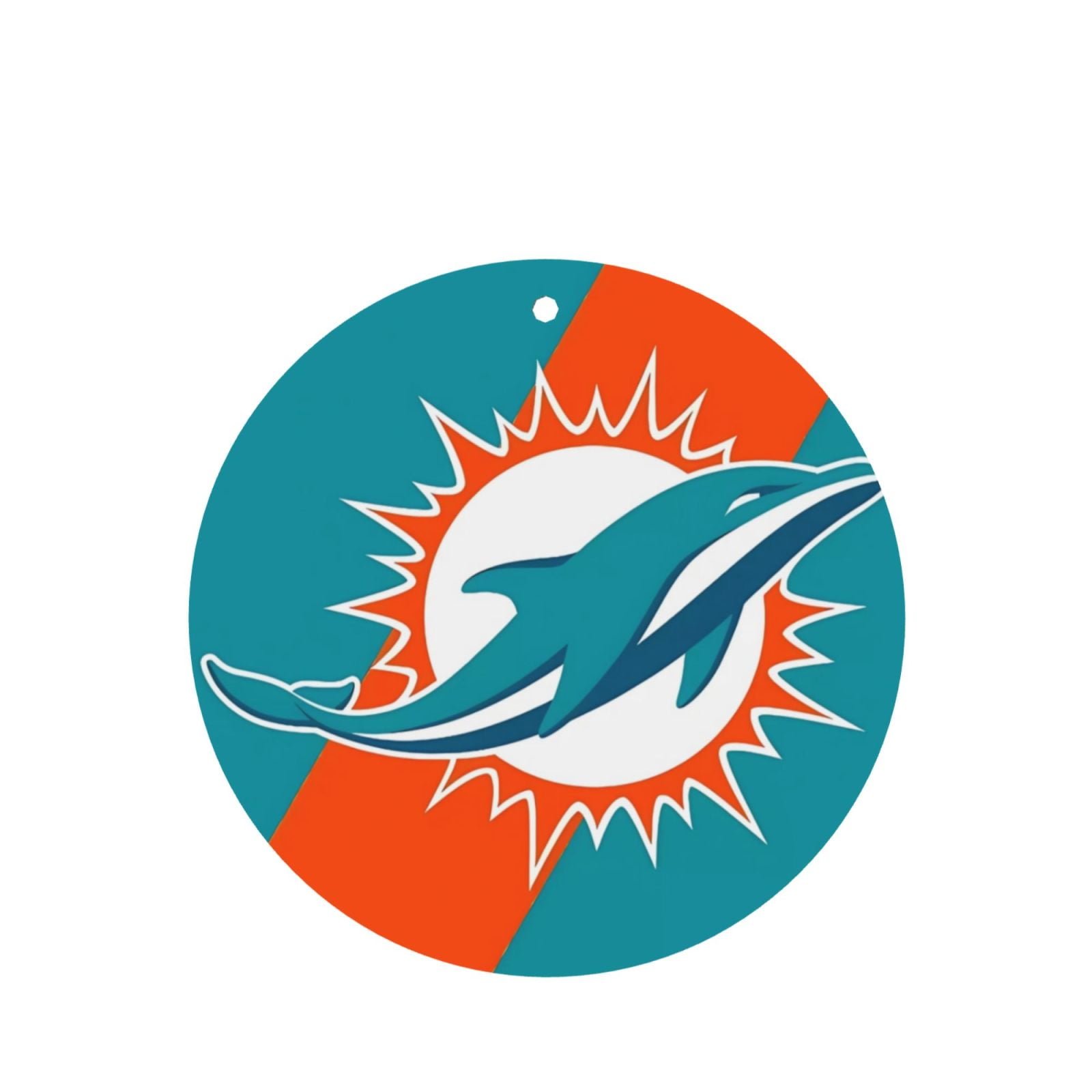 Dolphins Football Team Custom Round Fragrance Tablets with Lavender ...