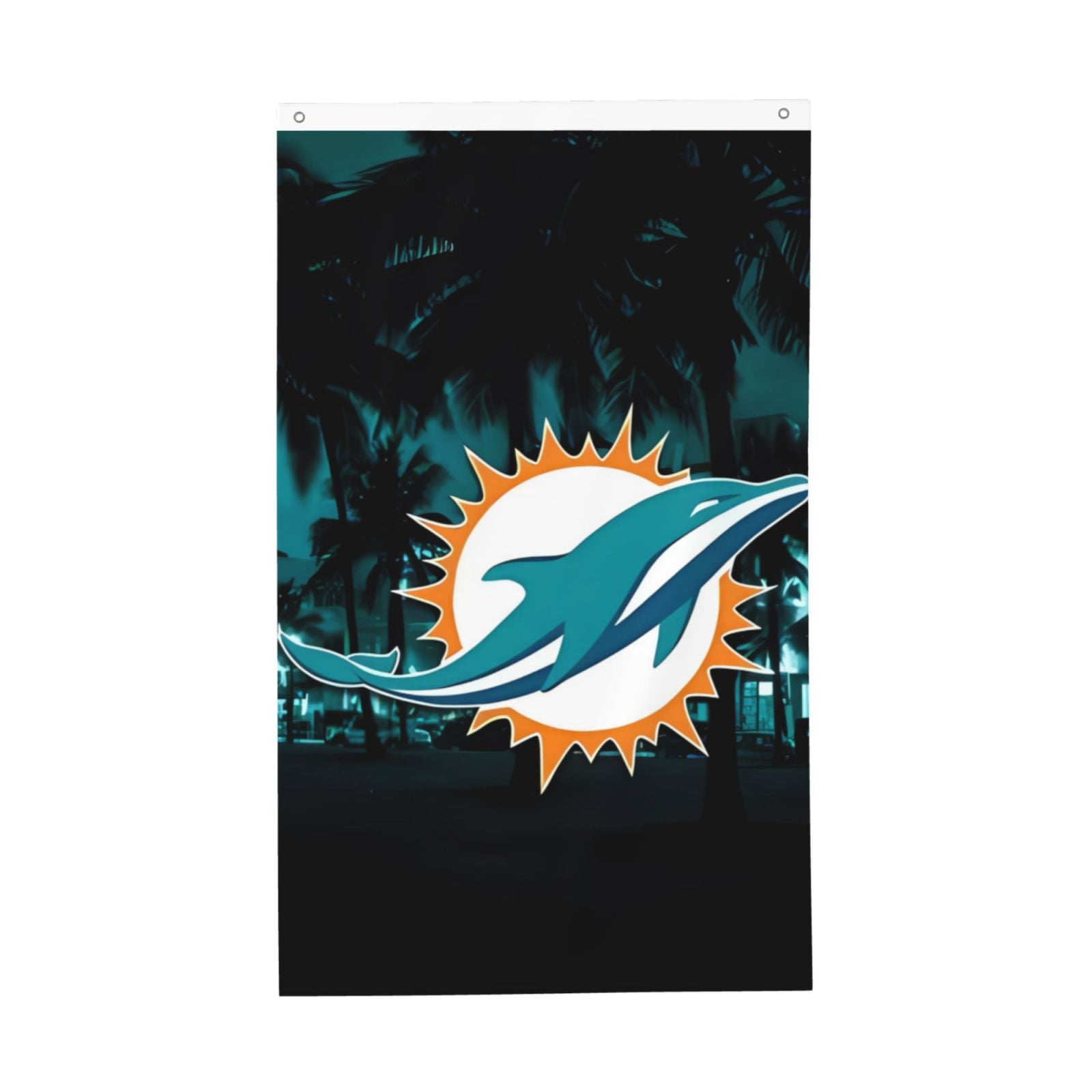 Dolphins Football Team Double Sided Support Flag 3x5ft Flag ...