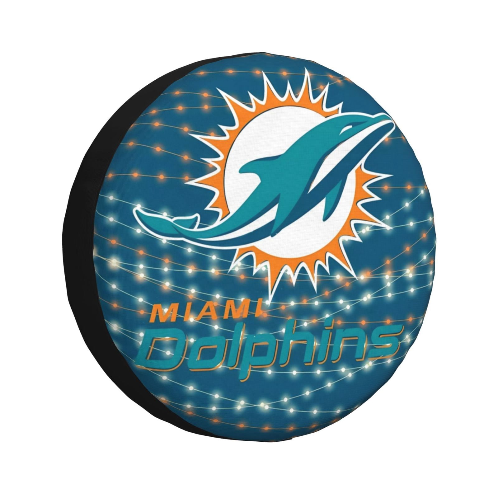 Dolphins Football Team Tire Protector Sunproof Snow And Rainproof Spare ...