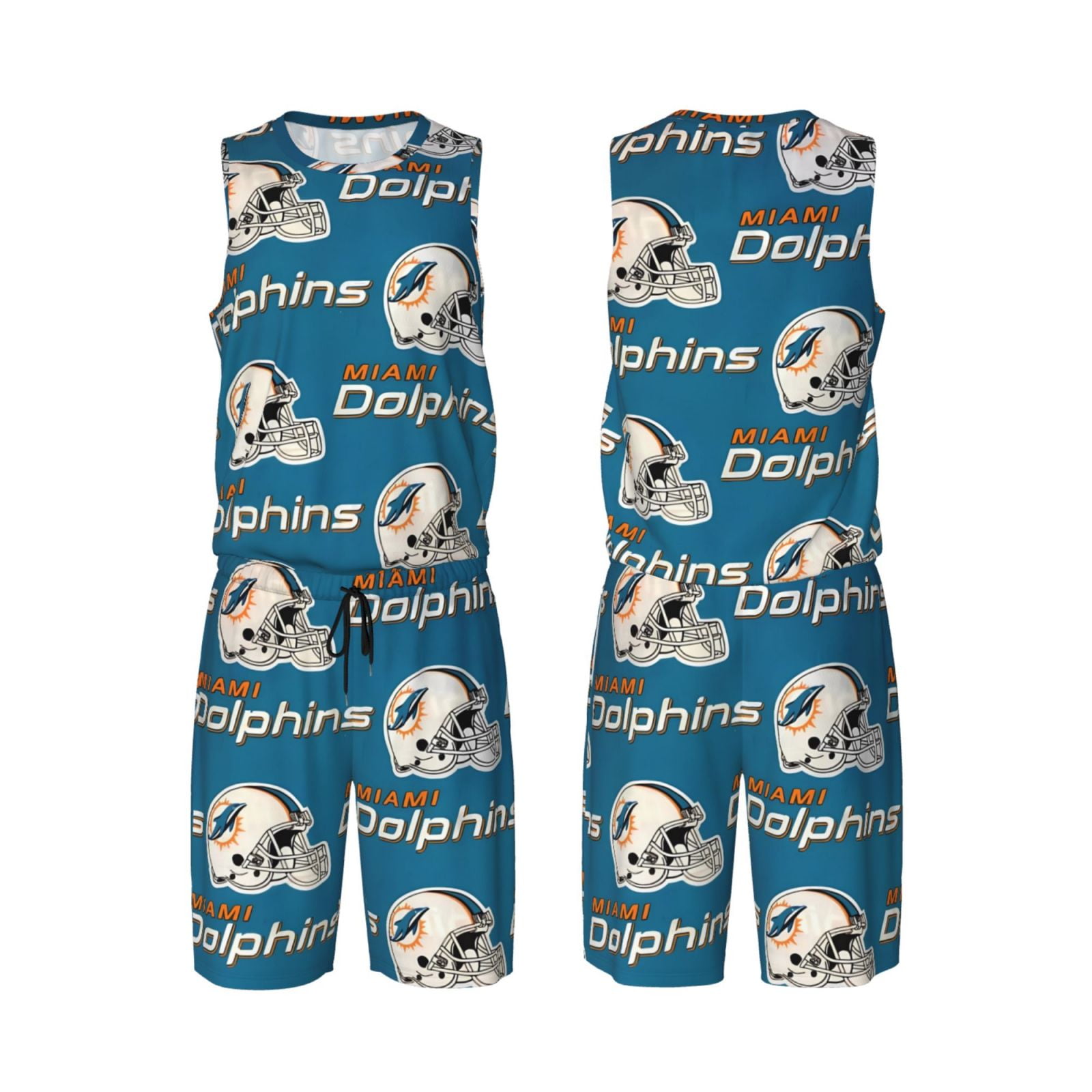 Dolphins Men’s Basketball Uniform Set Men Basketball Jersey and Shorts ...