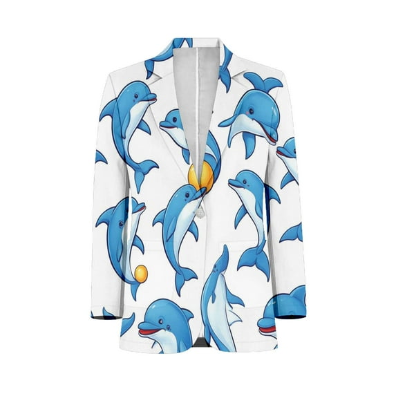 Dolphins Mens Suits Shawl Collar Slim Fit Suit Mens Groom Jacket ...