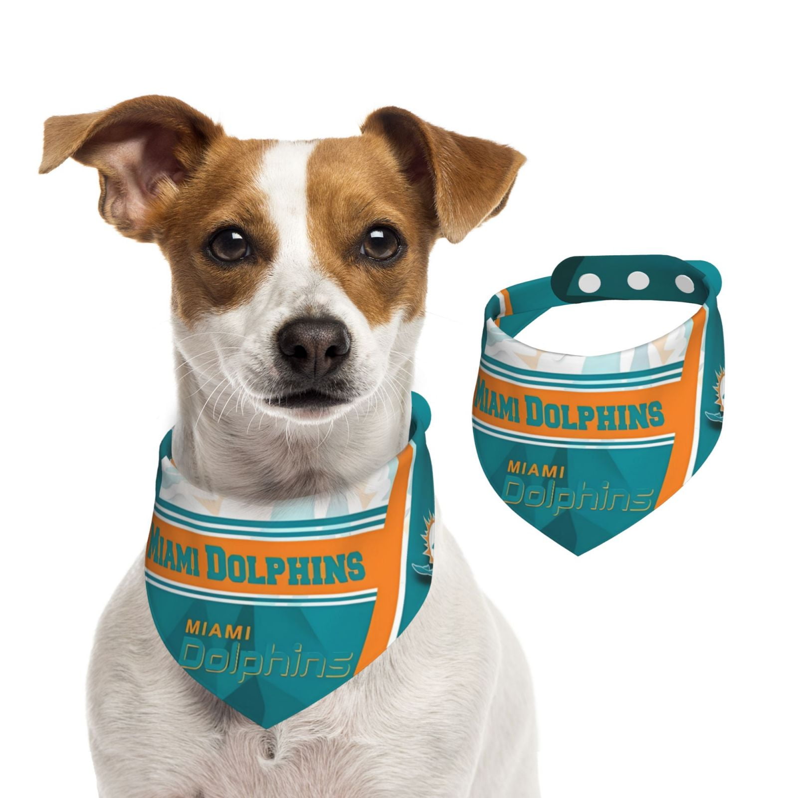 Dolphins Pet Cotton Double sided Scarf Bibs Adjustable circumference ...