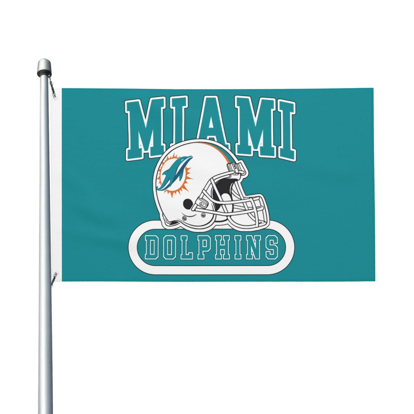 Dolphins Printing Double Sided Flag 3x5FT Garden Banner Baseball Team ...