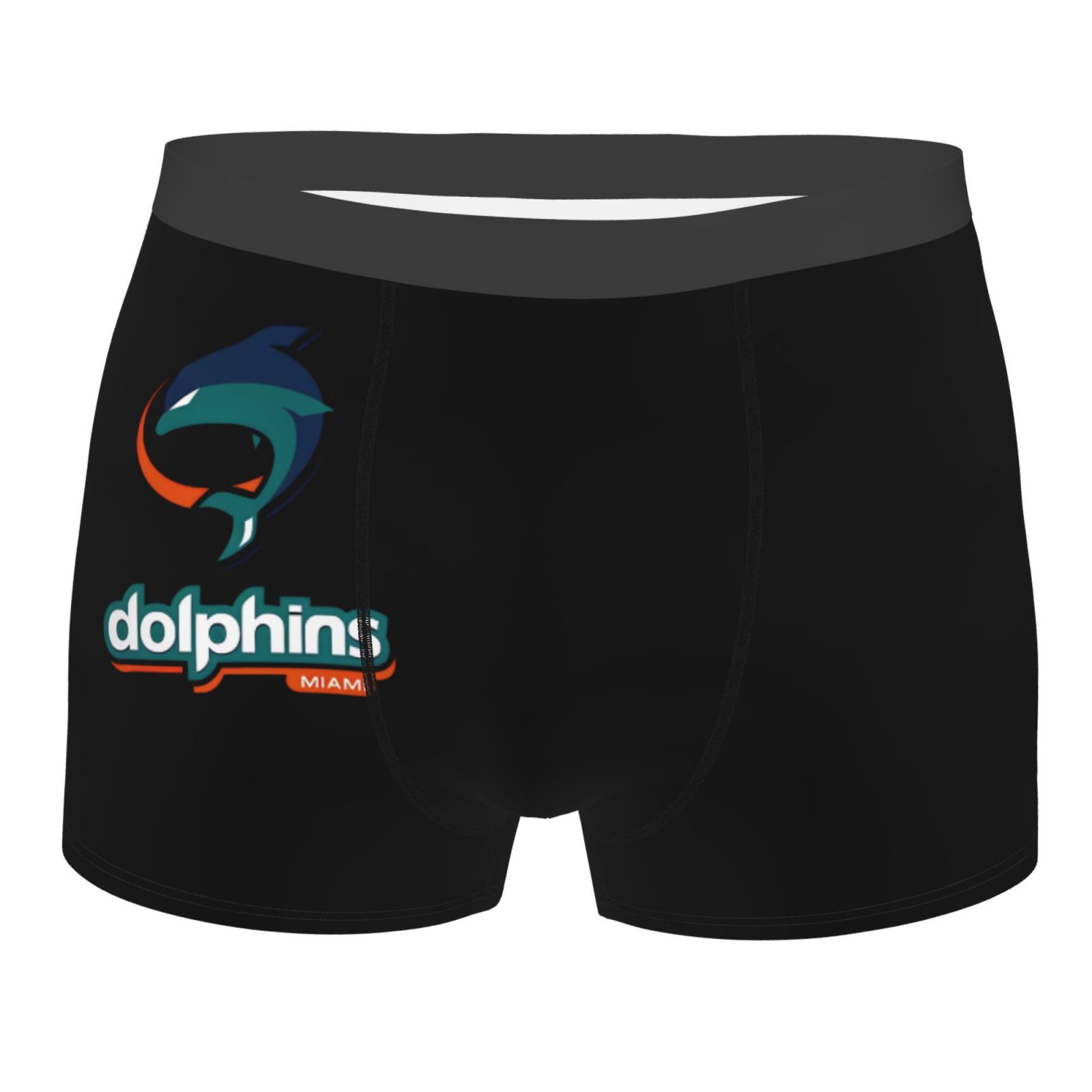 Dolphins Sports Theme Men Teen Boys Boxer Briefs (S-XXL) Fun Boxers ...