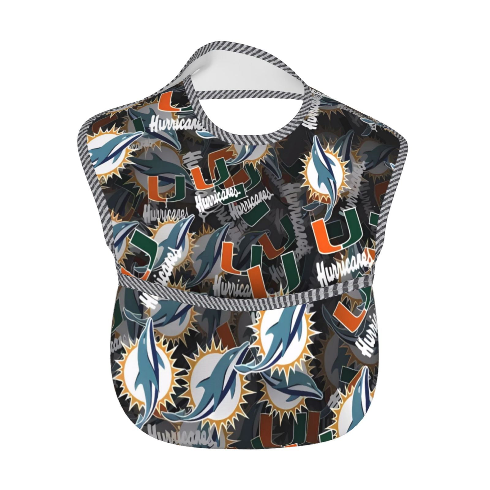 Dolphins Waterproof Silicone Baby Bibs Super Thin Light Weight for ...