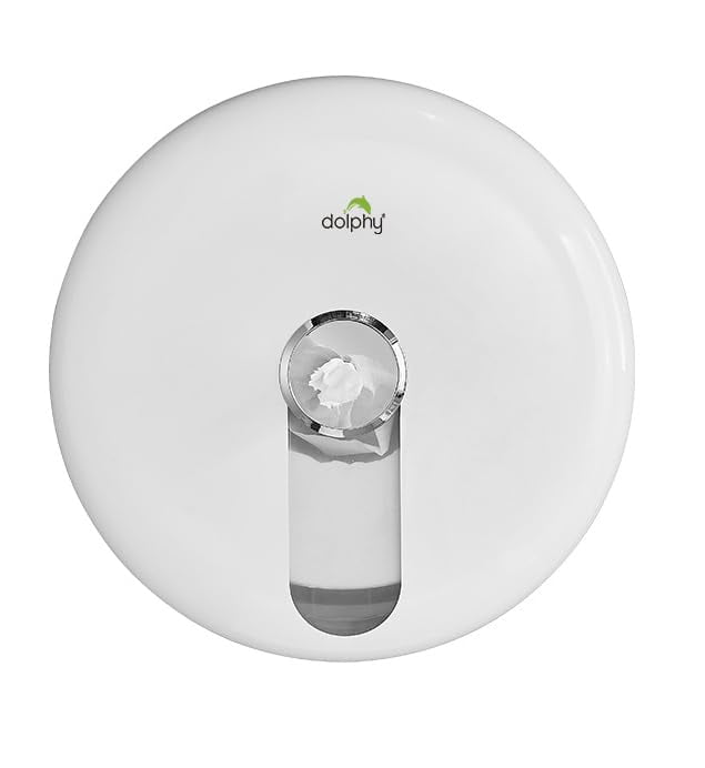 Dolphy Wall Mounted CenterPull Toilet Roll Dispenser HolderWhite ...