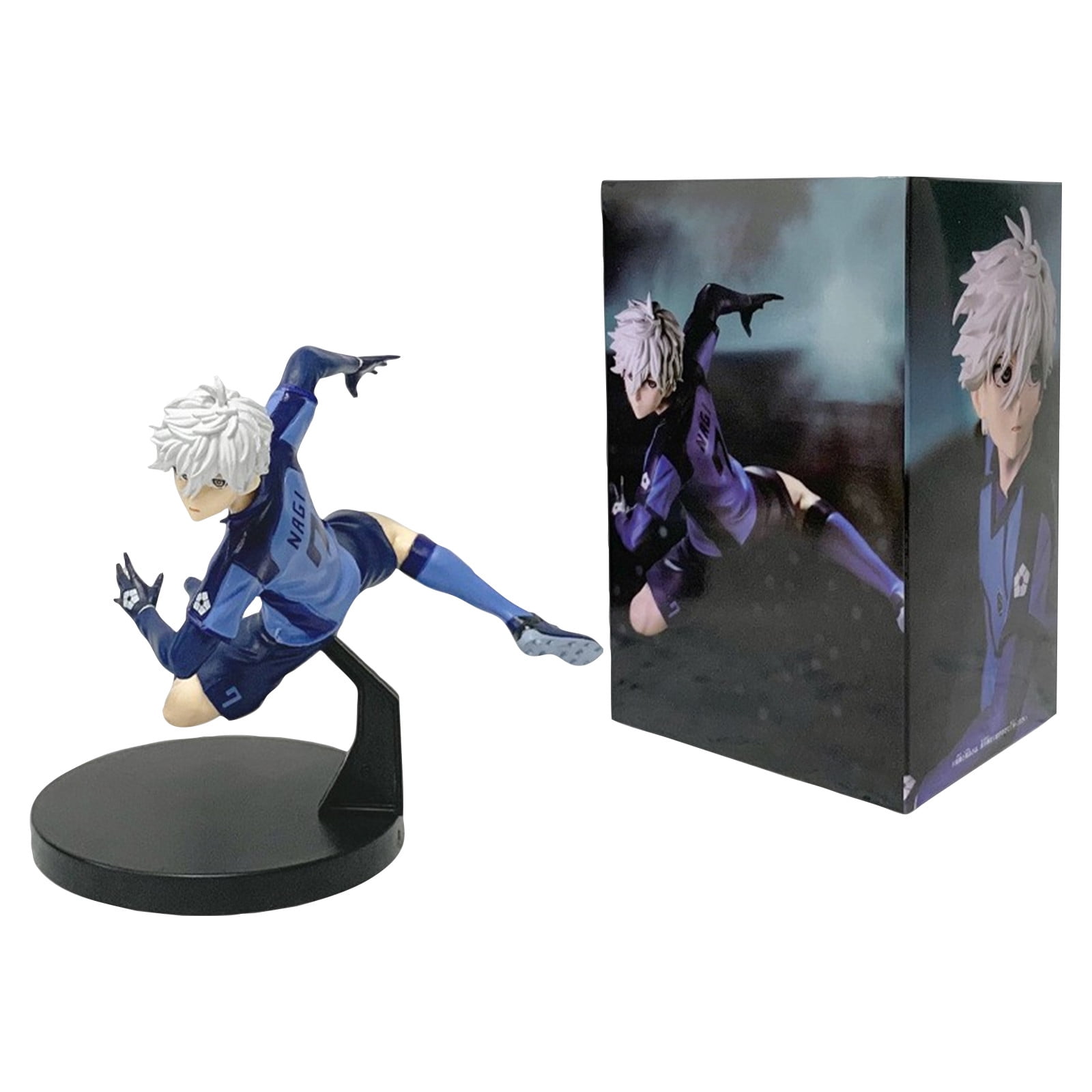 Dolzyy Blue Lock Figure, 5.12" Cute Seishiro Nagi Anime Figures PVC ...
