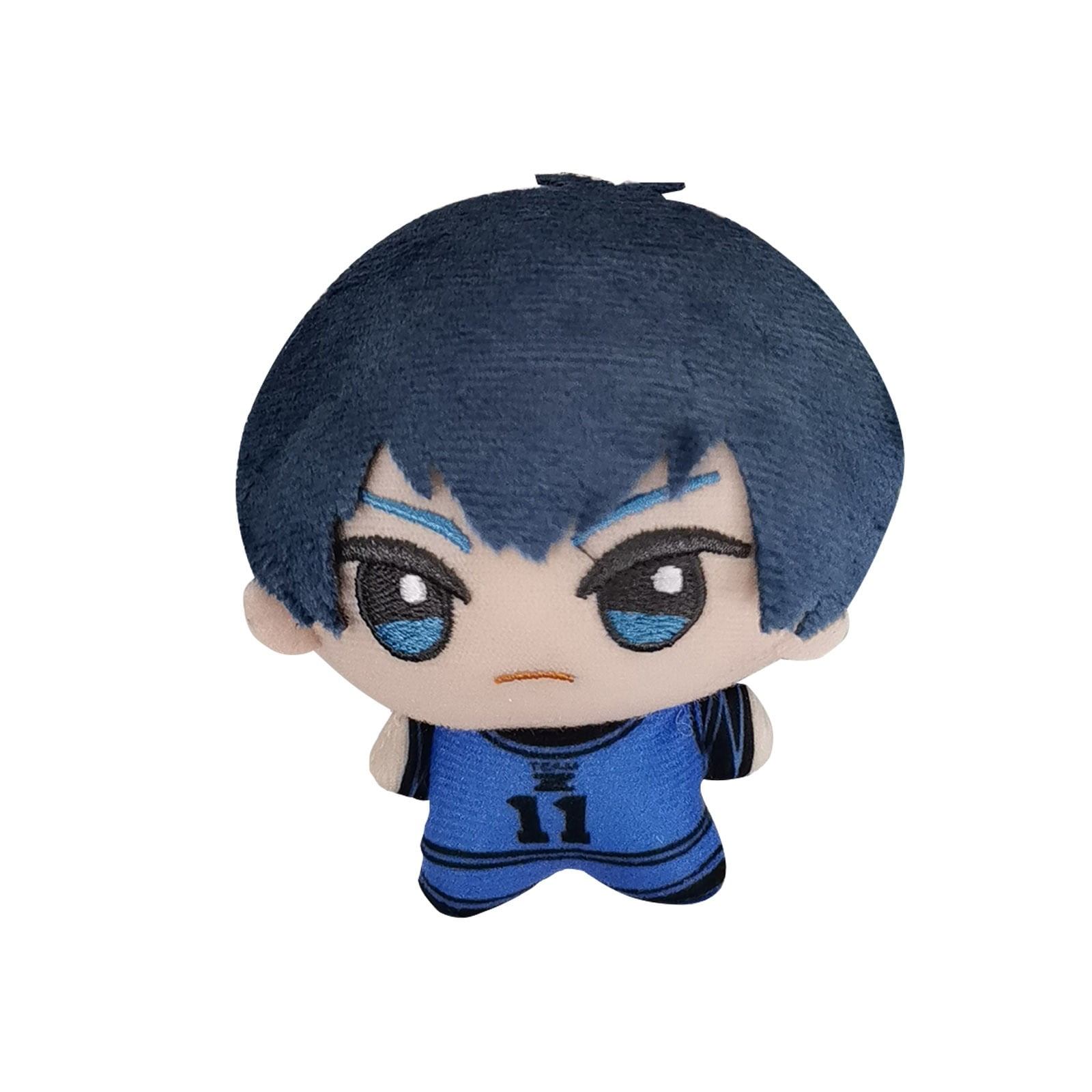 Dolzyy Blue Lock Plush Toys, Cute Isagi Yoichi Blue Lock Stuffed ...