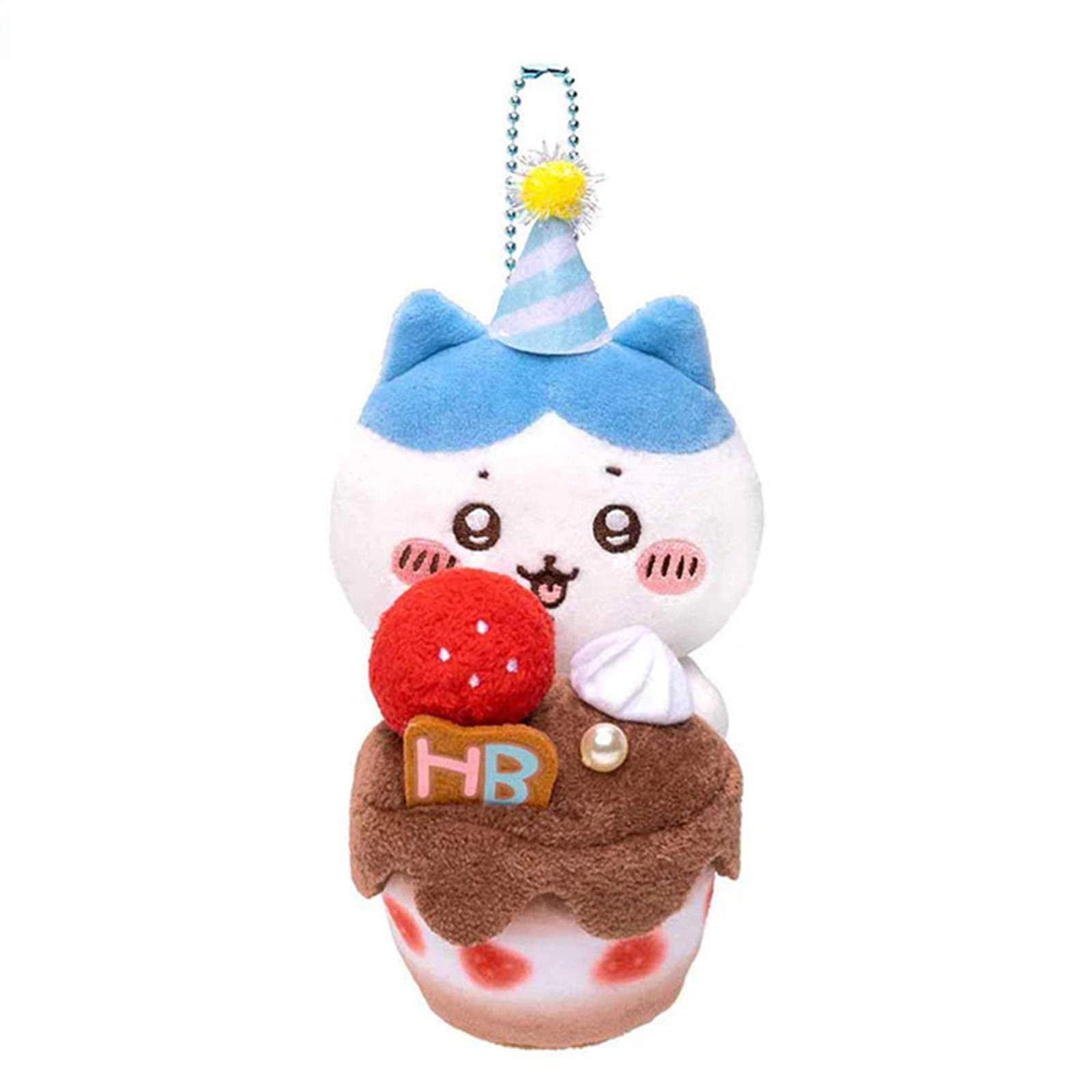 Dolzyy Chiikawa Keychain Plush, Cute Gifts Hachiware Plush Keychain ...