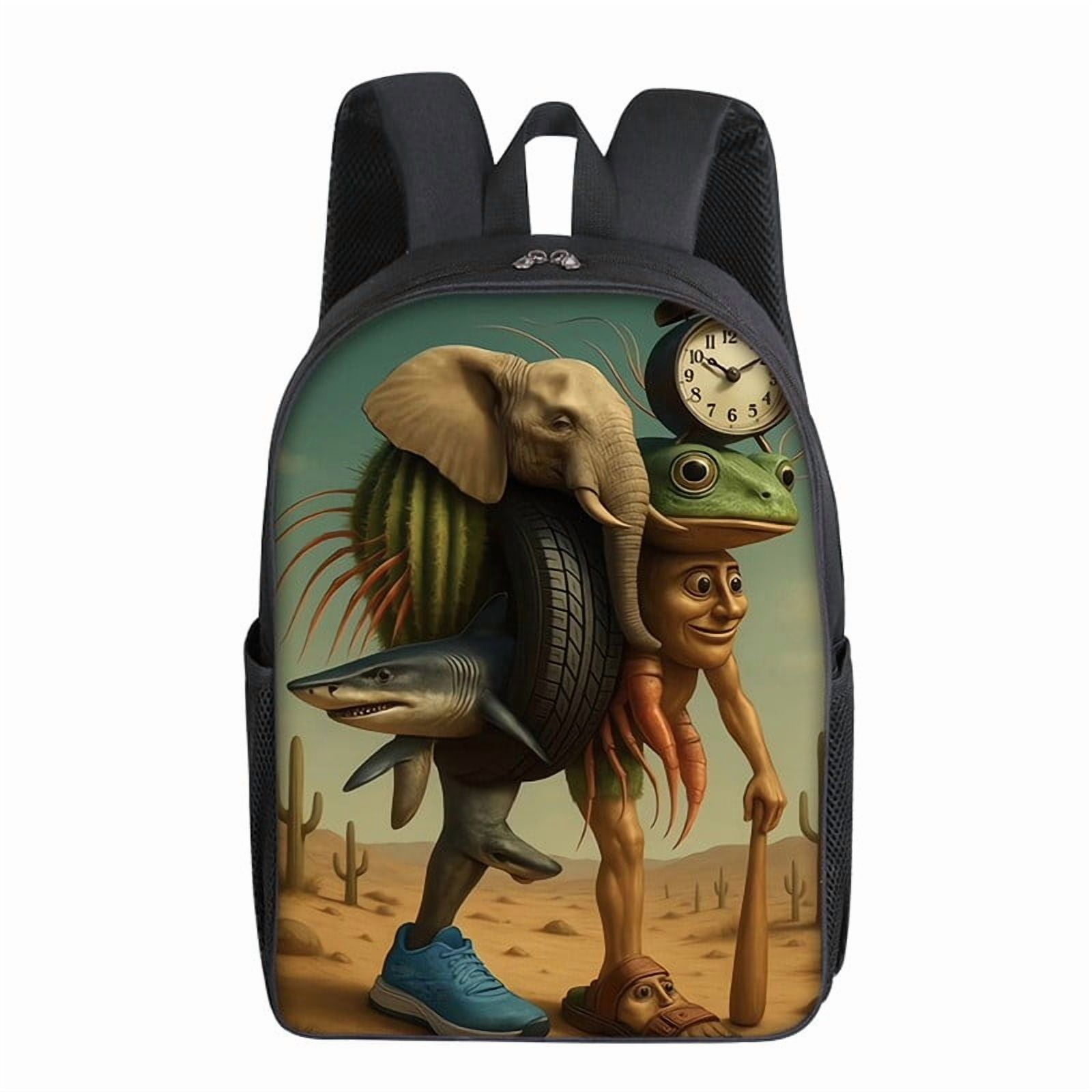 Dolzyy Cute Italian Brainrot Backpack Cartoon Series Italian Brainrot ...