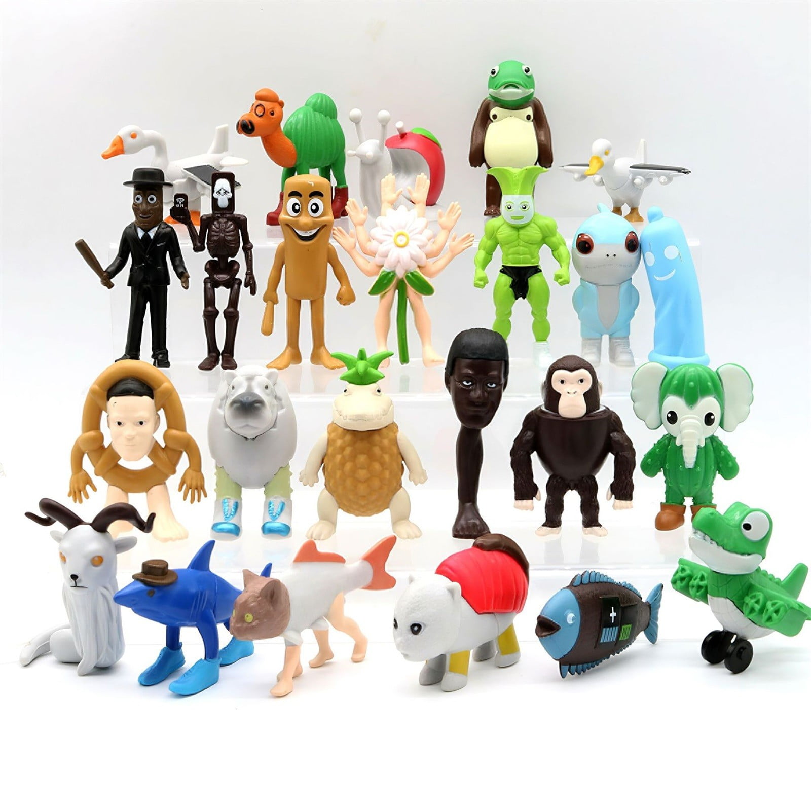 Dolzyy Italian Brainrot Action Figures Toys, 3.86" Italian Brainrot ...