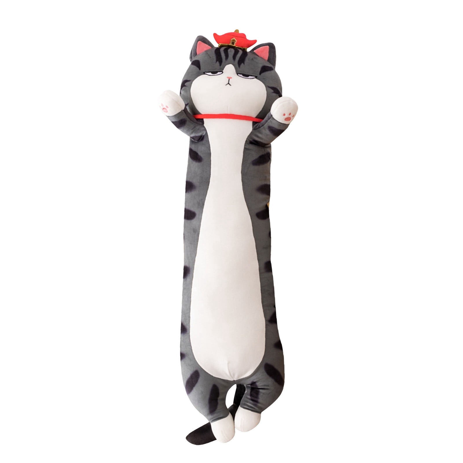 Dolzyy Long Royal Cat Pillow Toys, 35.43'' Cat Stuffed Animal Giant ...
