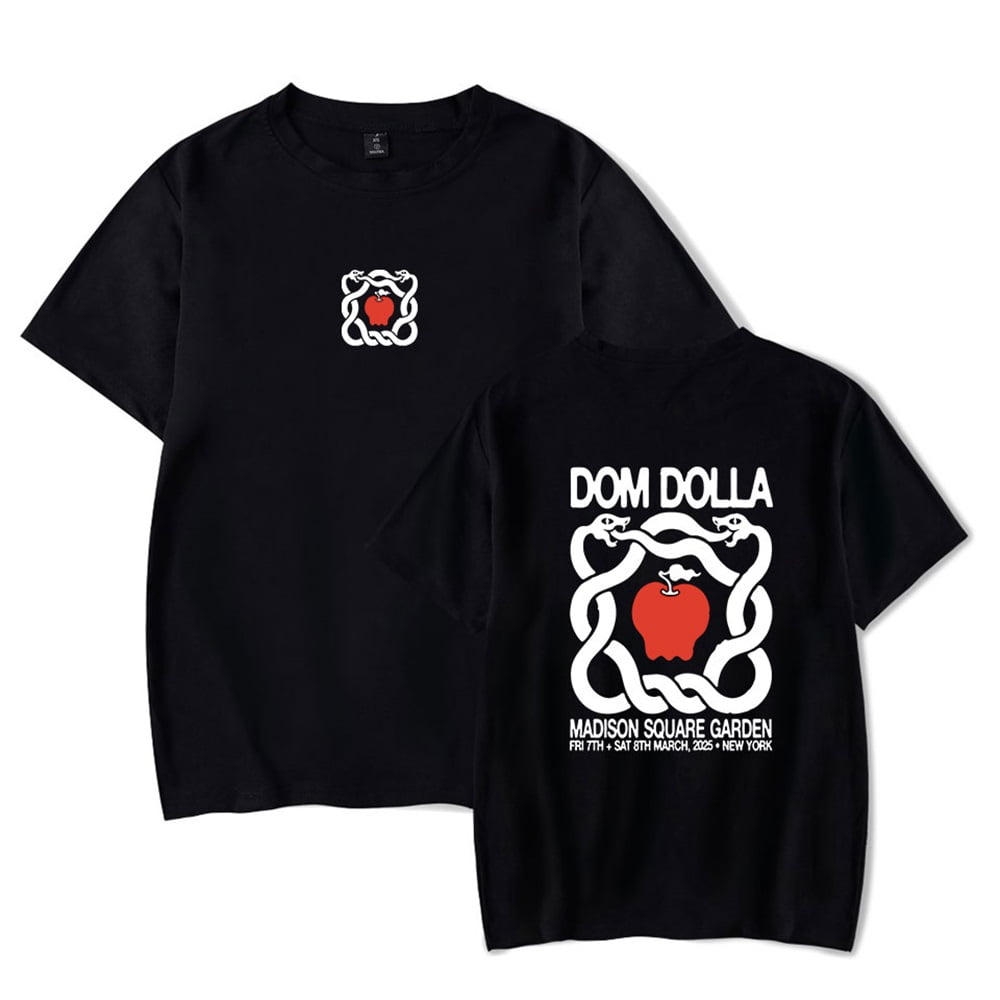 Dom Dolla MSG Snake Merch Short Sleeve T-shirt Unisex Fashion Crew Neck ...