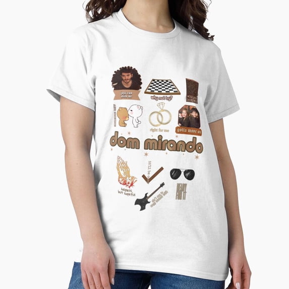 Dom Mirando Song Titles Typography Melodic Layout Pop Poster T-Shirt ...