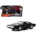 Dom's Dodge Charger R/T Matt Black "Fast & Furious" Movie 1/32 Diecast ...