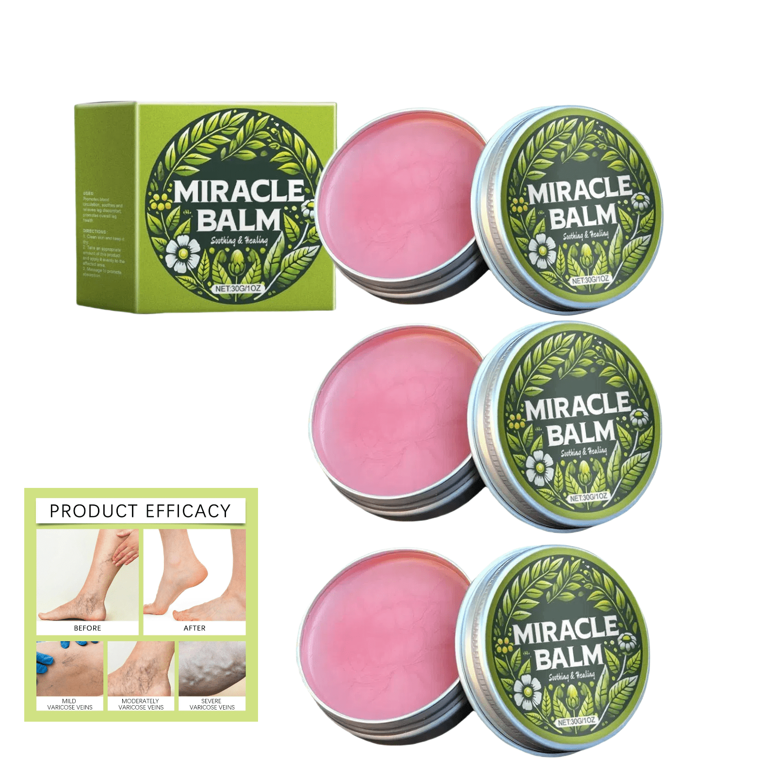 DomBliss_Miracle Leg Care Balm,Natural Ingredients Soothing_Joint Cream ...