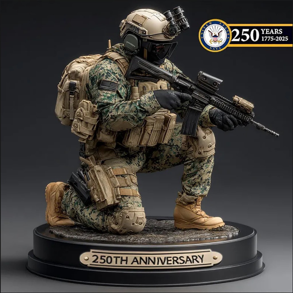 DomFun U.S. NAVY 250th Collectible Soldiers - Museum-Quality Figurines ...
