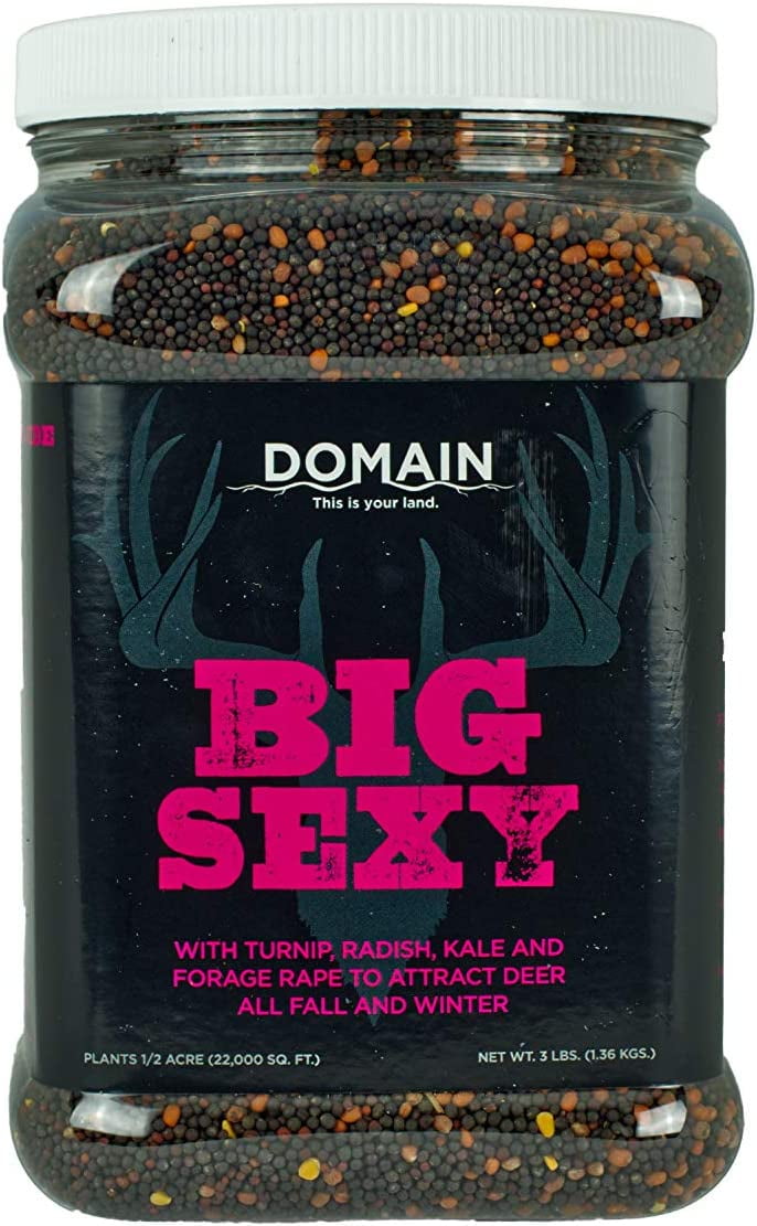 Domain Outdoor Big Deer Food Plot Seed, 1/2 Acre, High Level of ...