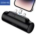Domars 3000mAh Magnetic Power Bank, Ultra Light 60g Portable Charger ...