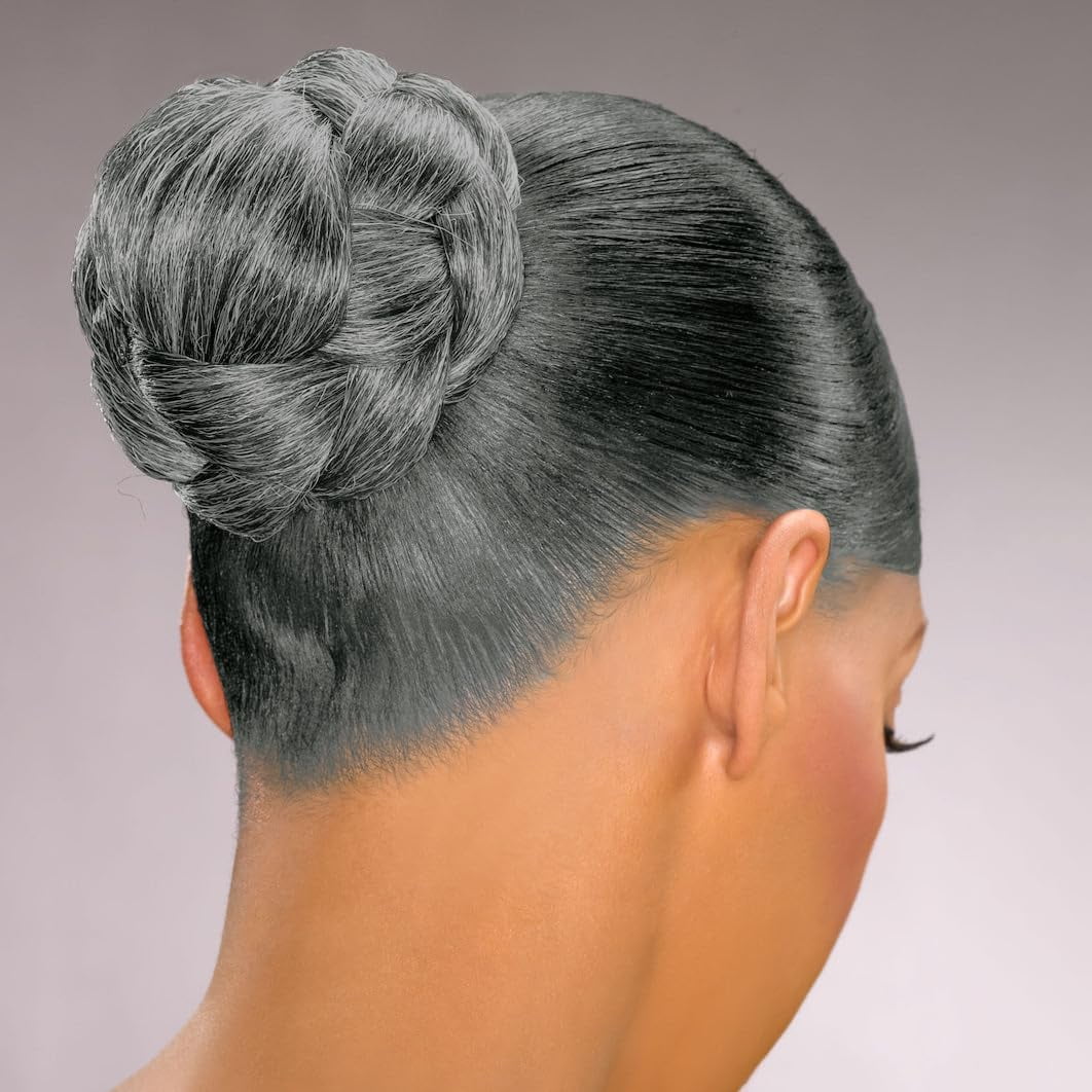 Dome B Formal Bun Color 44 Charcoal Gray - Foxy Silver Wigs Wide ...