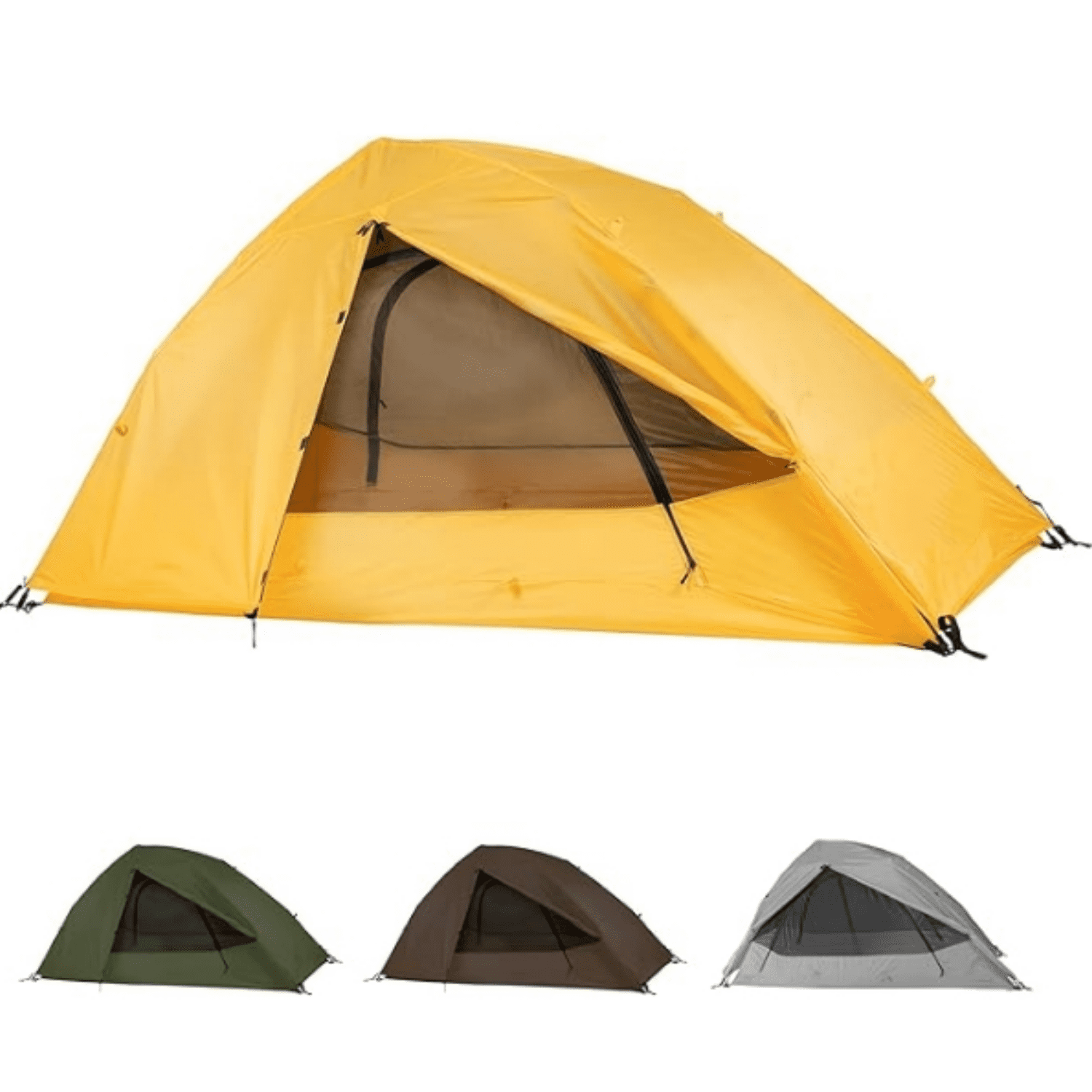 Dome Camping and Backpacking Tent; Easy Instant Setup; Clip-On Rainfly ...