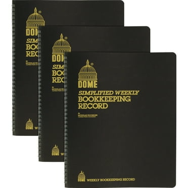 Dome, DOM612, Bookkeeping Record Book, 1 Each - Walmart.com